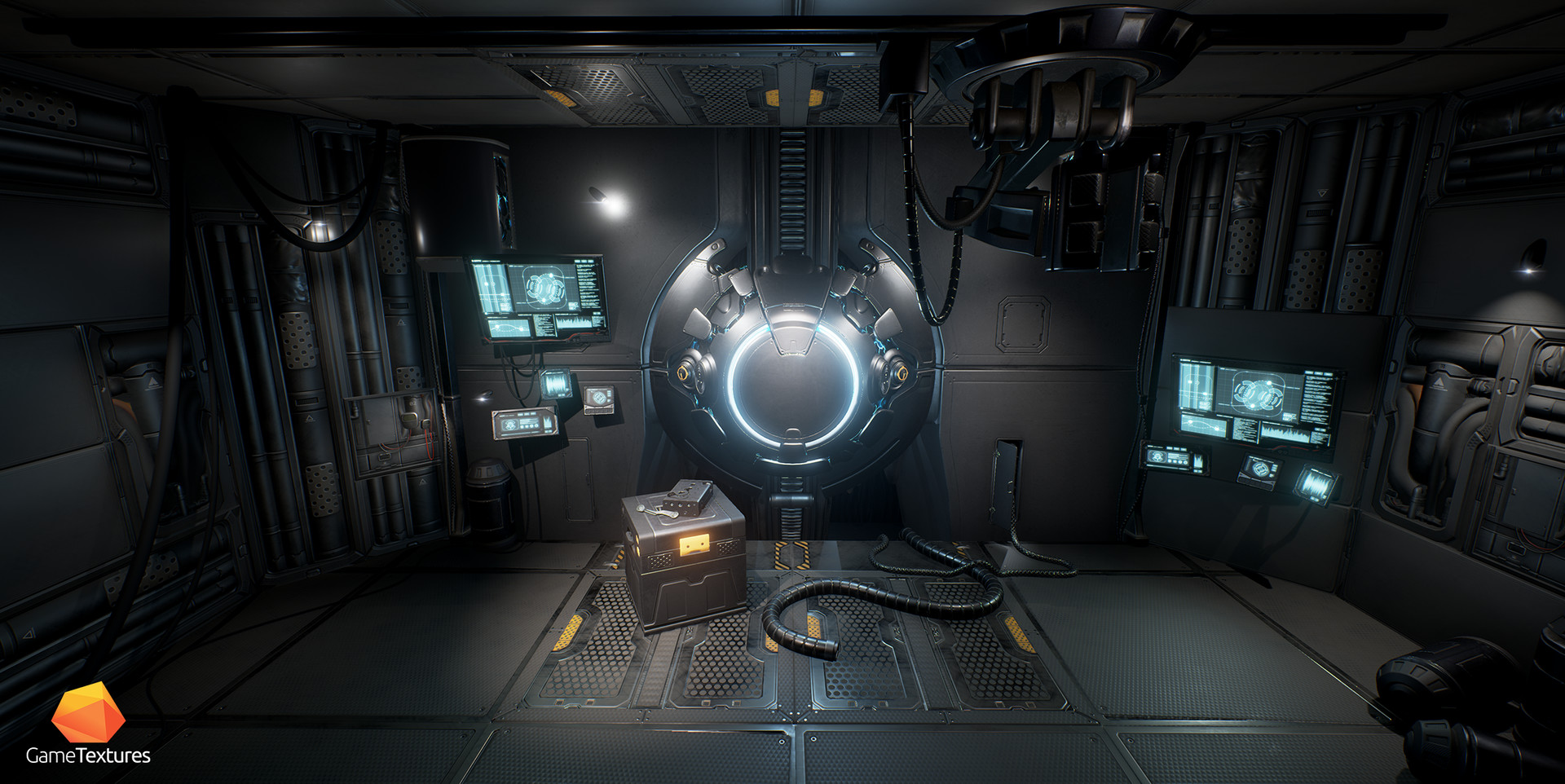 ArtStation - GameTextures SciFi Showcase Scene