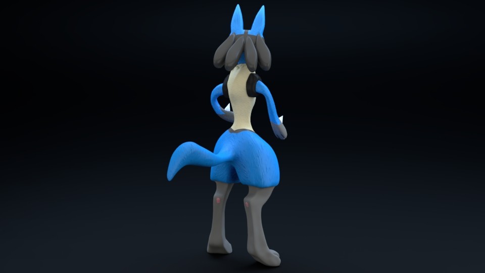Ivan Garcia Moncayo - Character 3D - Lucario Pokemon