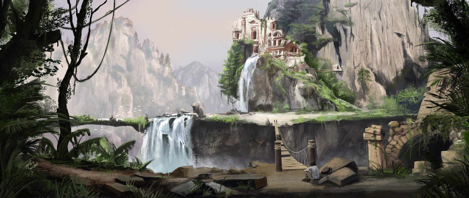 ArtStation - Abandoned Temple