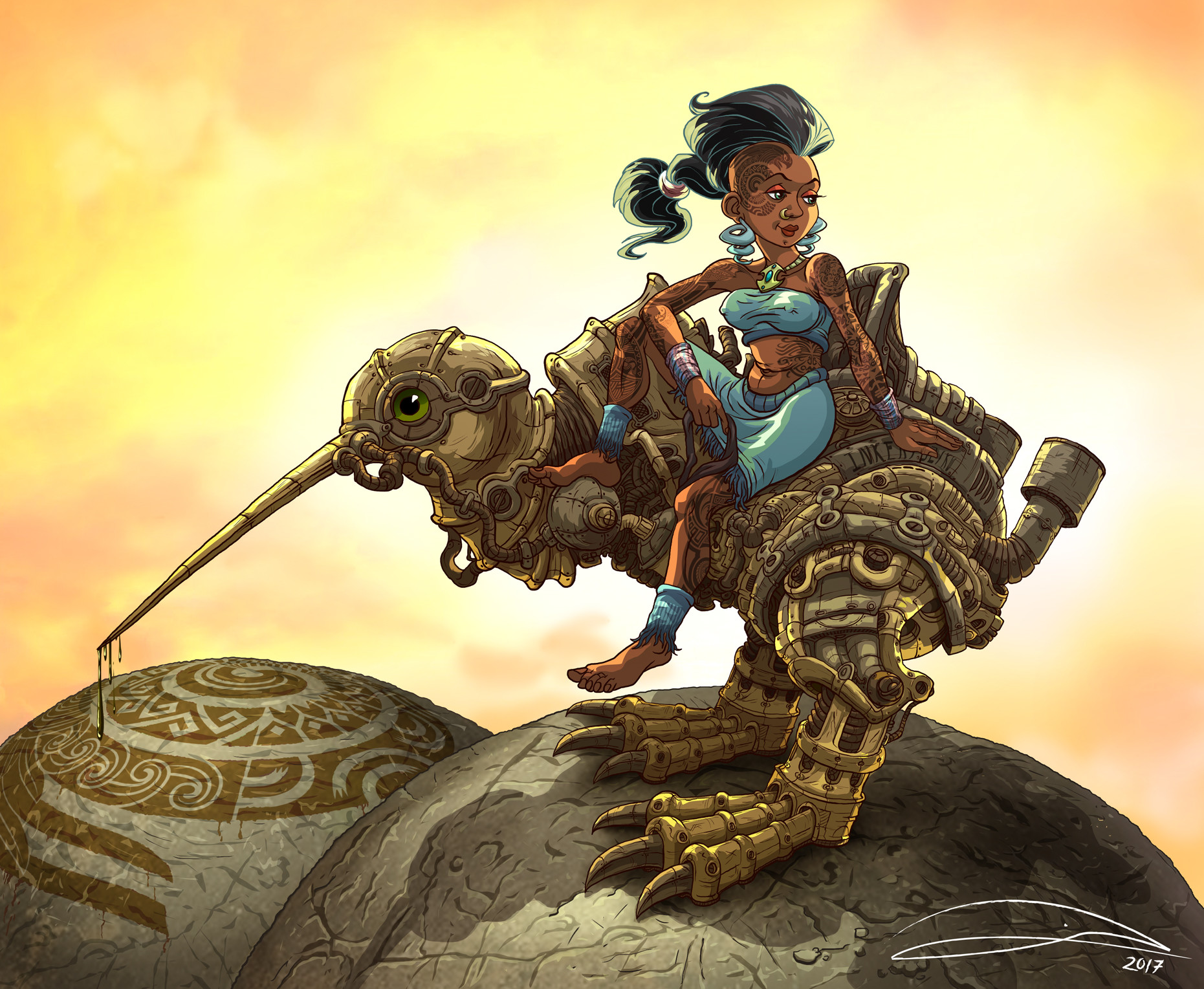 ArtStation - MAORI ROCK TAGGER