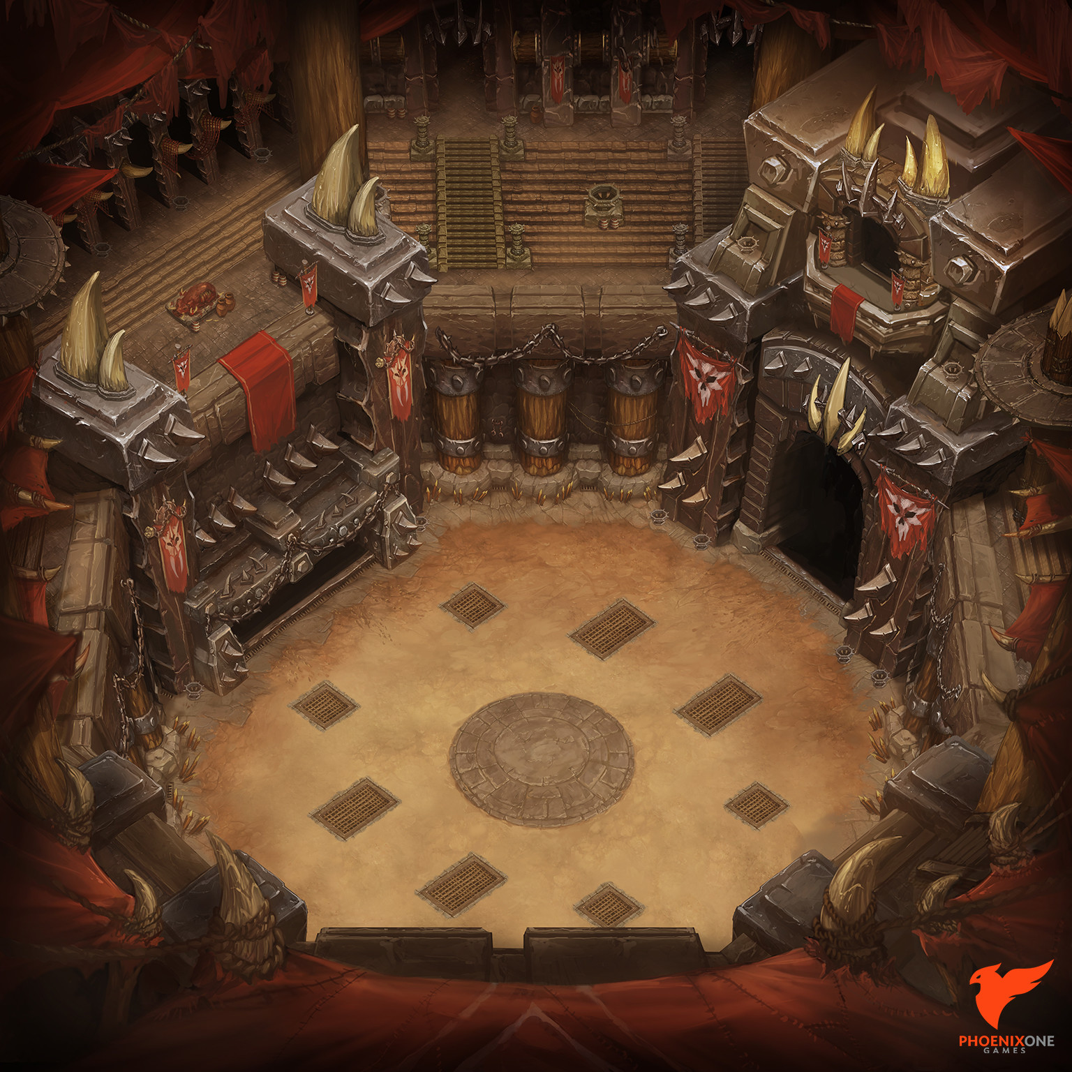 Kenji Gonzales - Guardian Kingdoms // Boss Map - Colossal Reaver