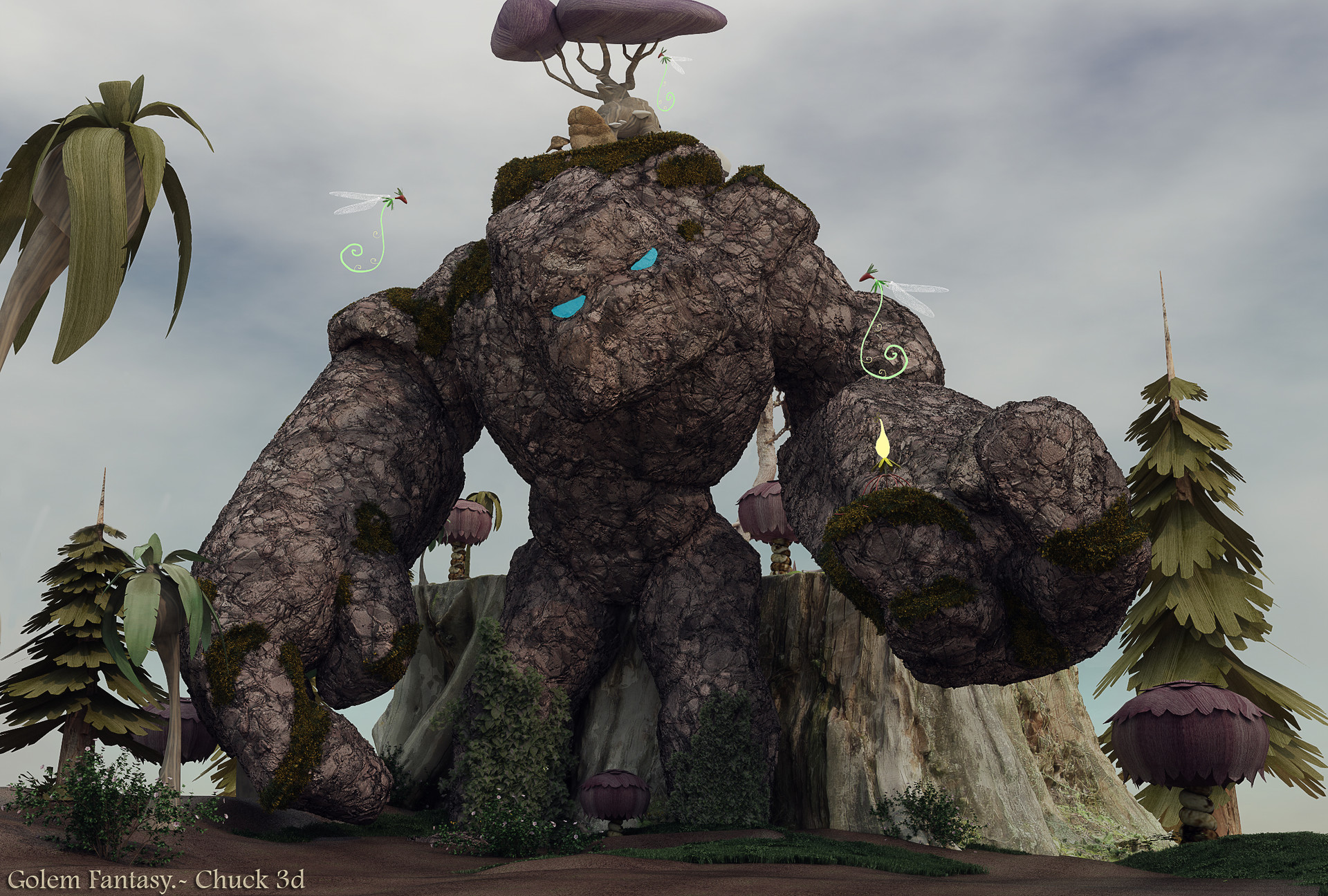 ArtStation - Golem Fantasy 3D