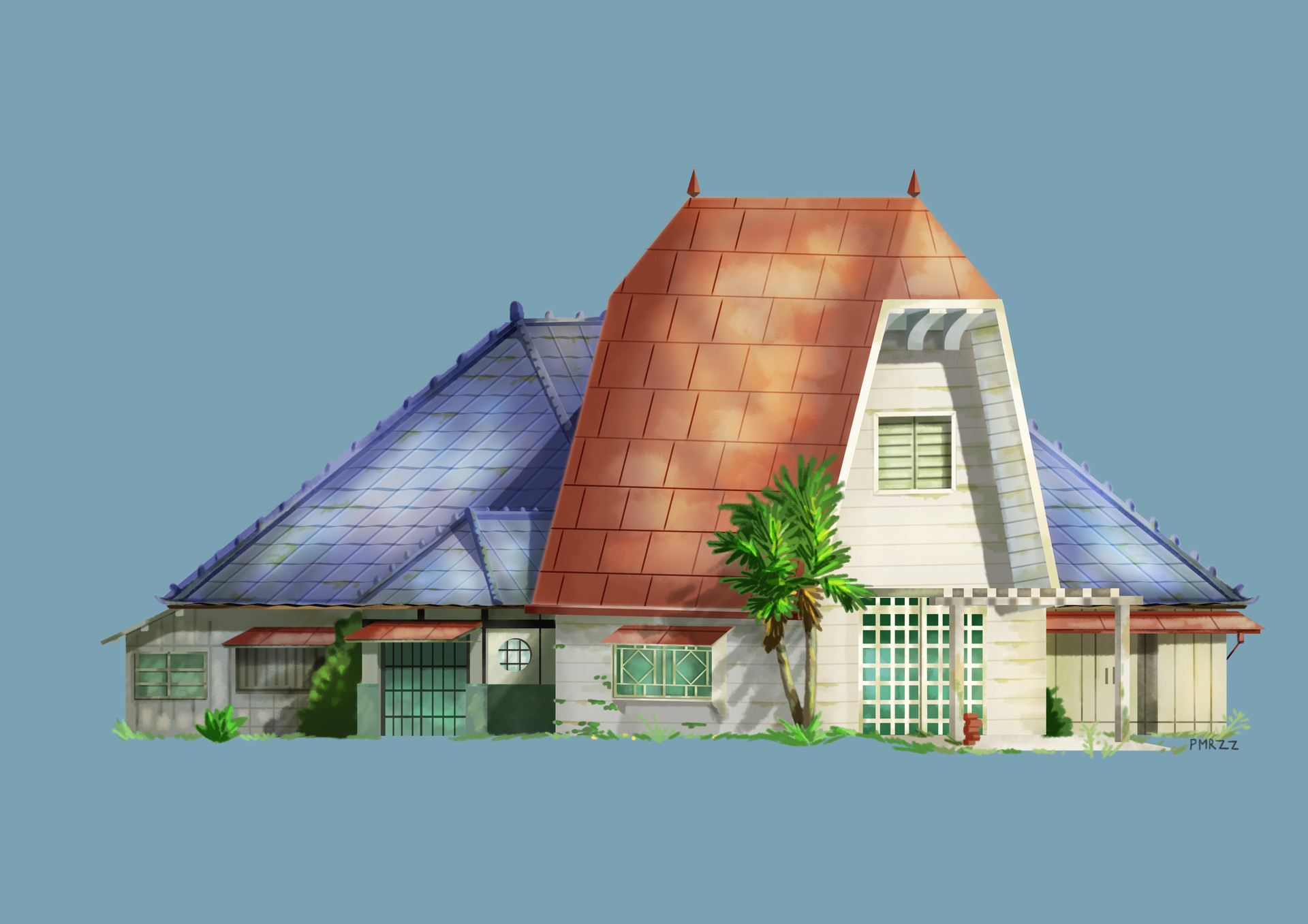 ArtStation - My Neighbor Totoro's house