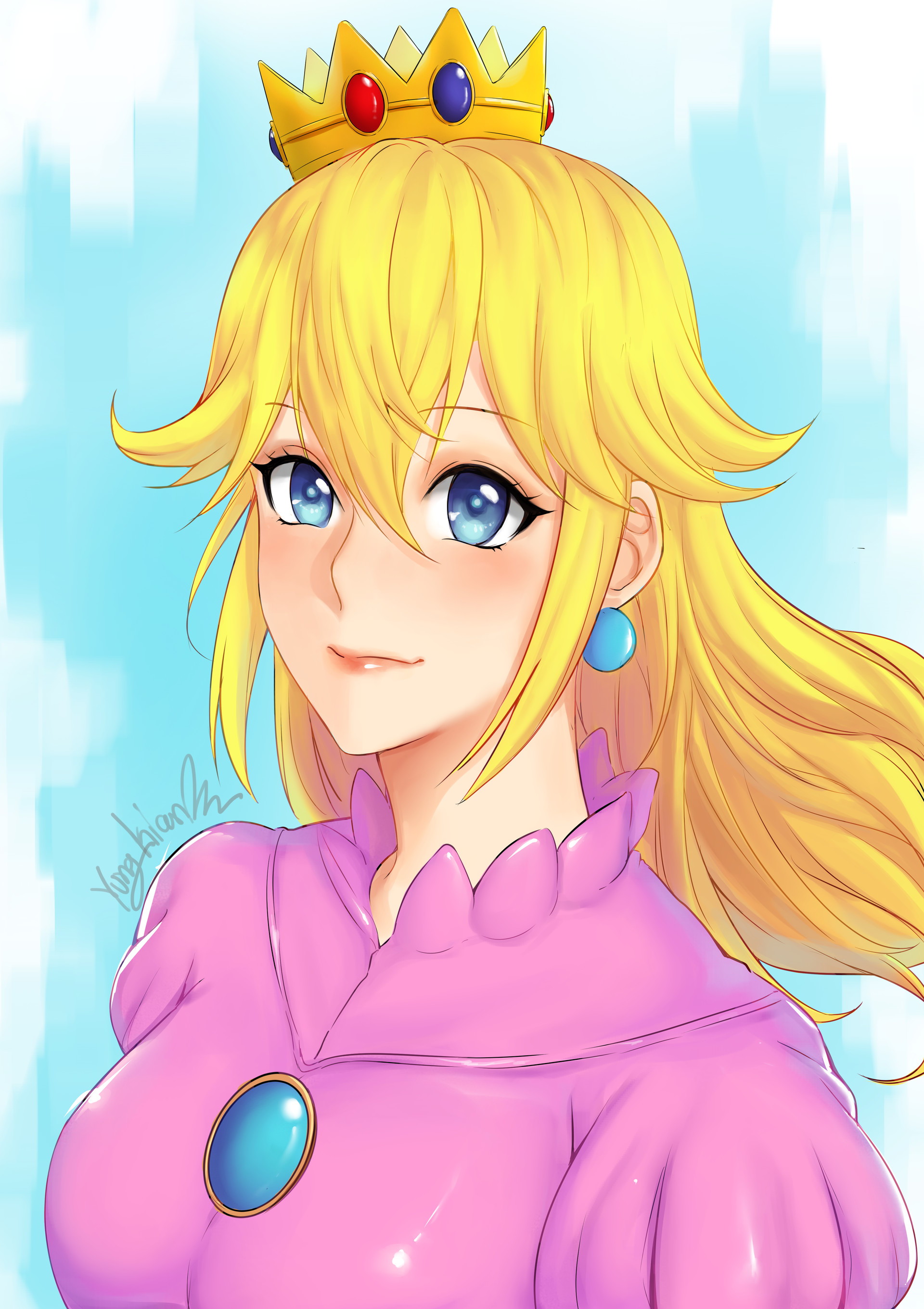 ArtStation - Princess Peach