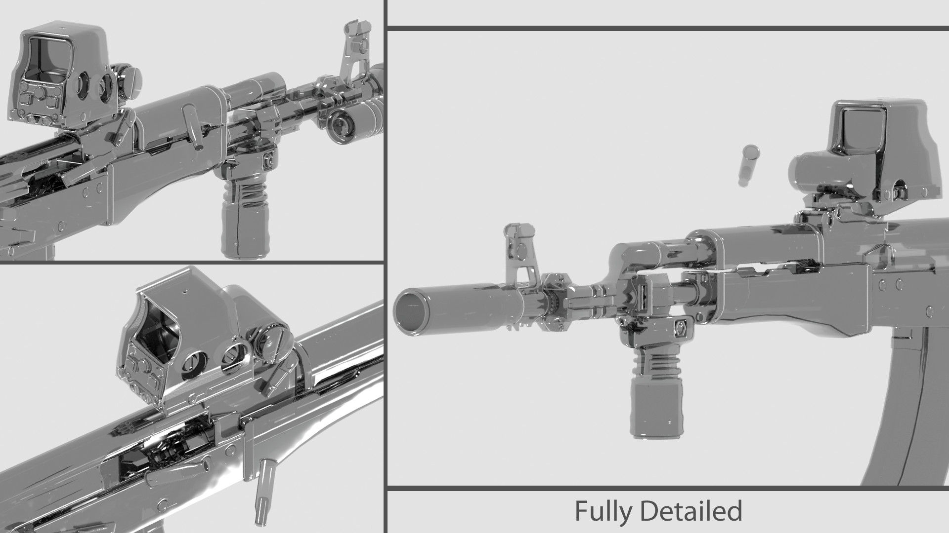 ArtStation - Weapon Attachments Detailed