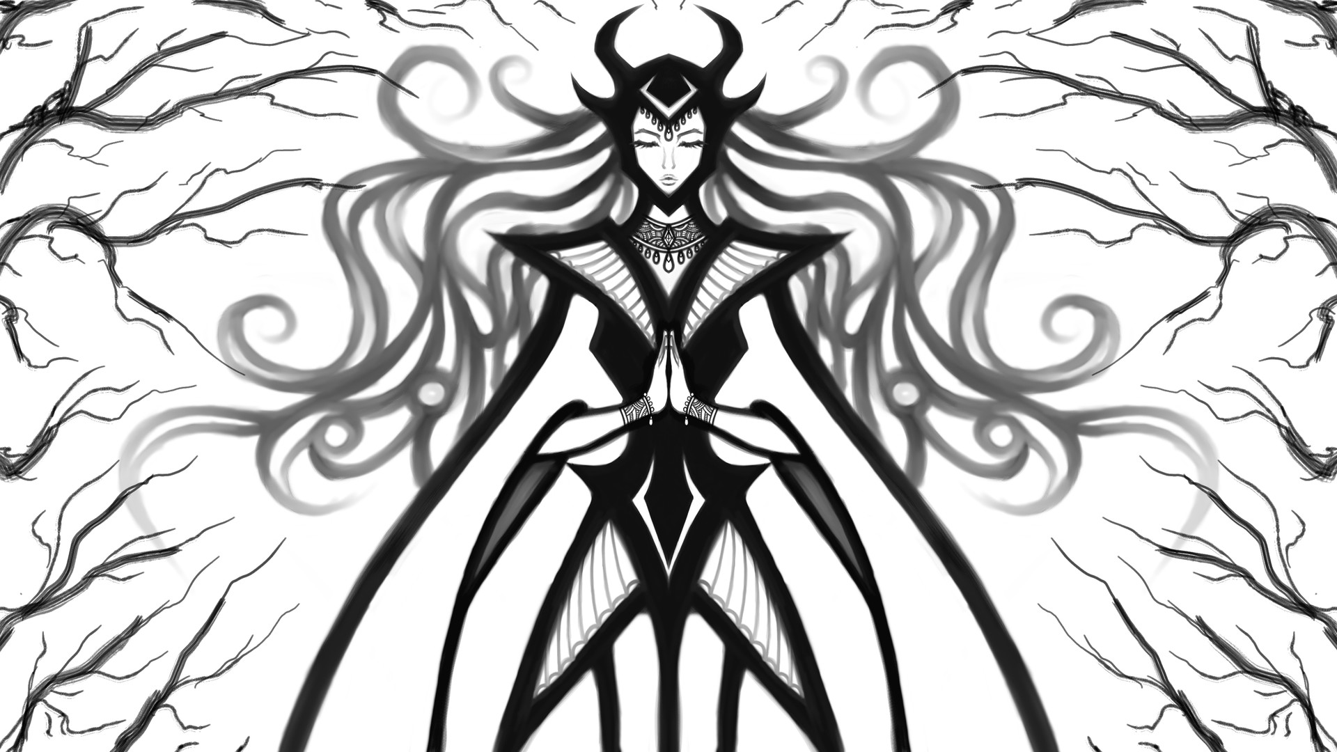 ArtStation - a dark queen