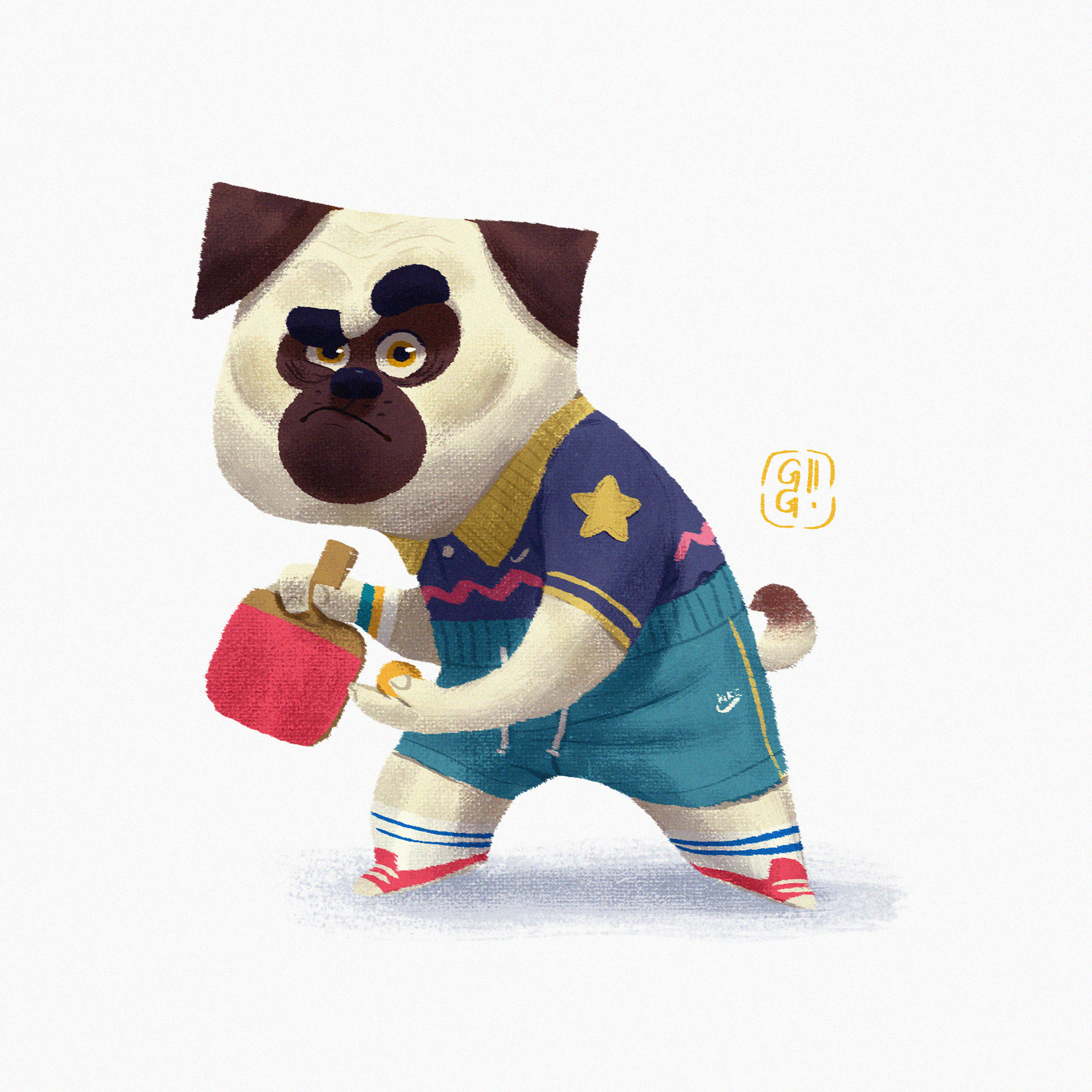 ArtStation - Ping Pong Pug
