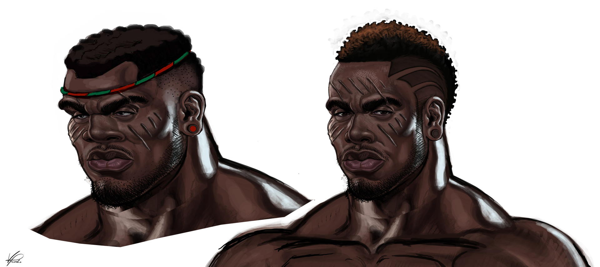 ArtStation - African Assassin Concept3