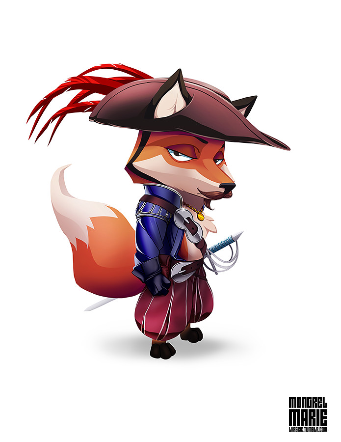 ArtStation - Fox Musketeer Concept Art