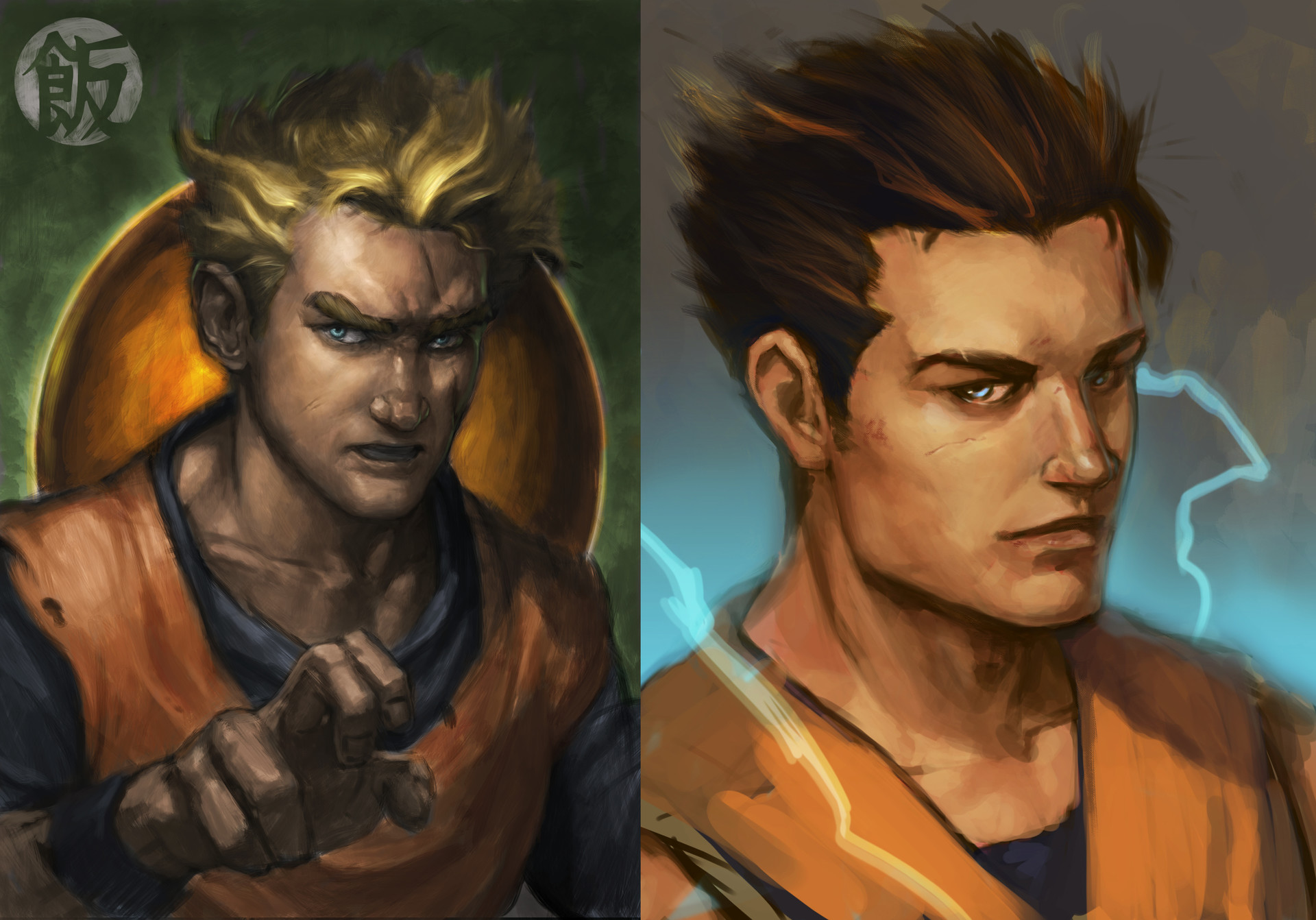 ArtStation - DBZ: Gohan progress