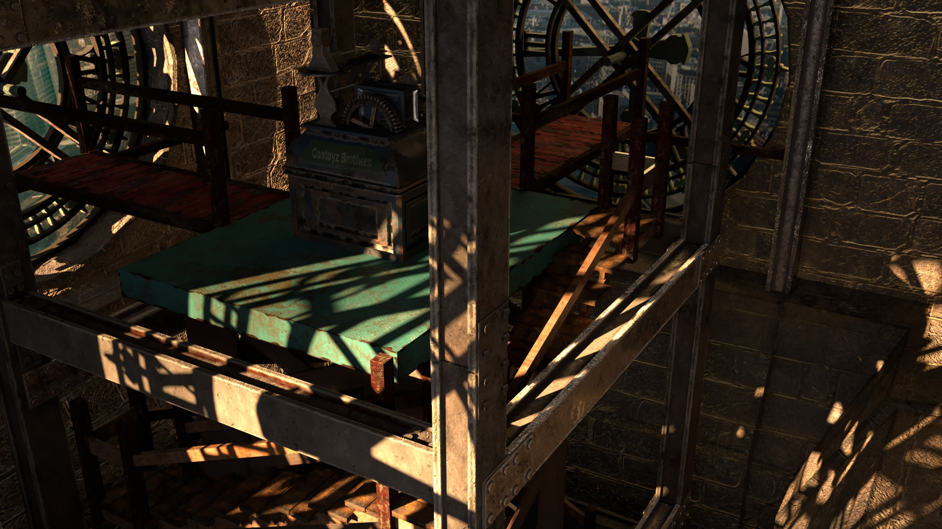 ArtStation - Inside a clock tower