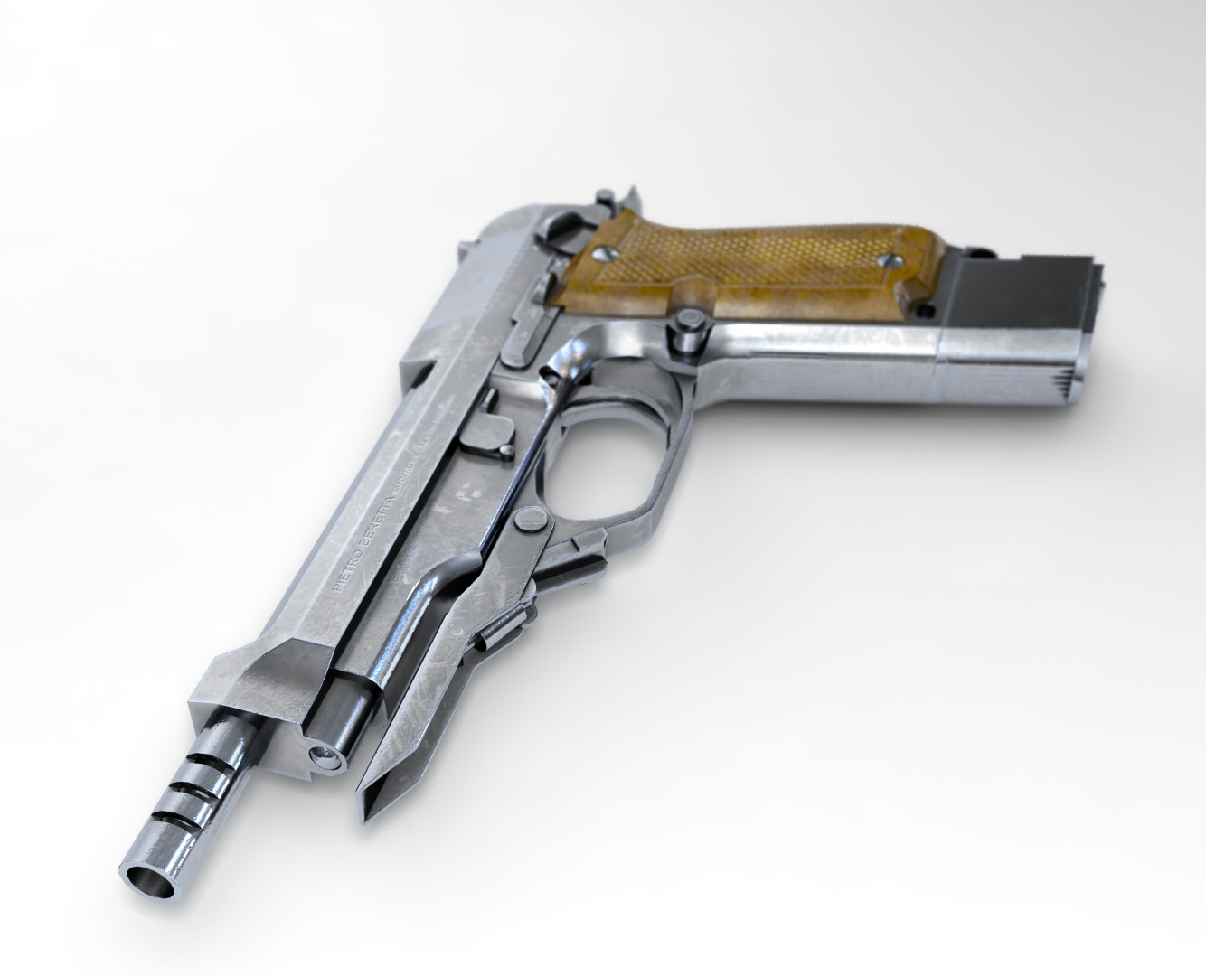 ArtStation - Beretta M93R ArtStation - Beretta M93R