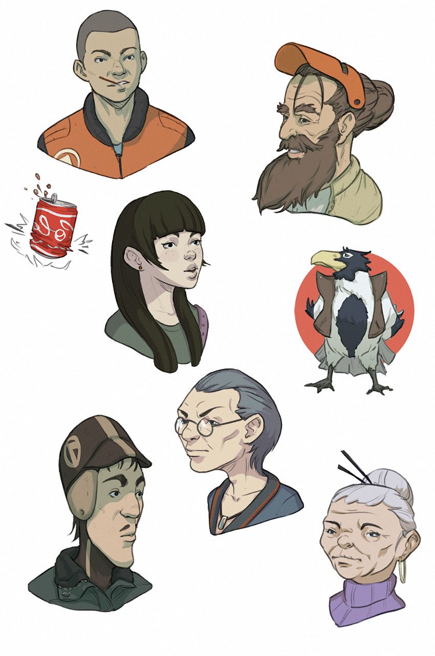 ArtStation - Characters heads page