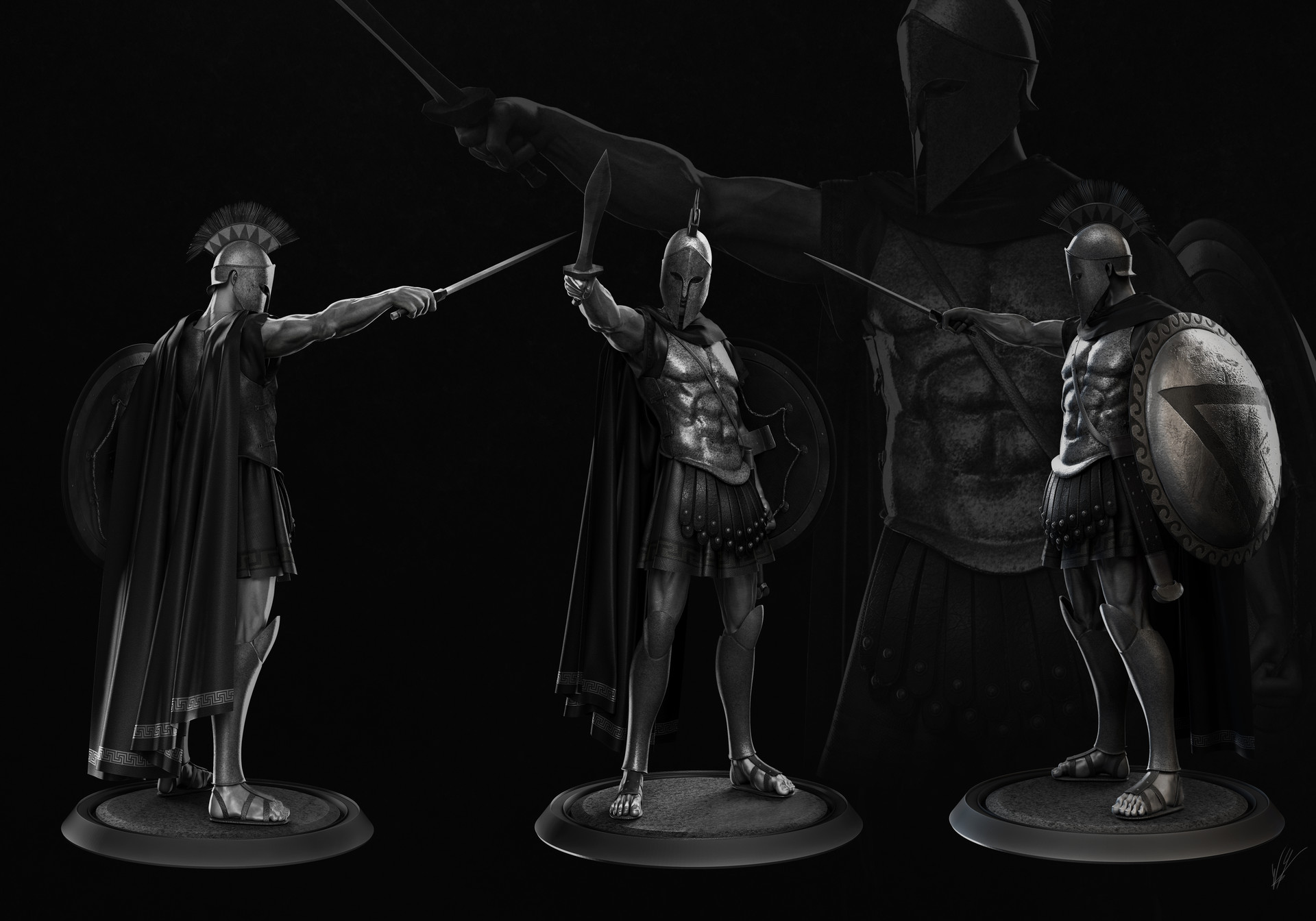 ArtStation - SPARTAN WARRIOR MULTI