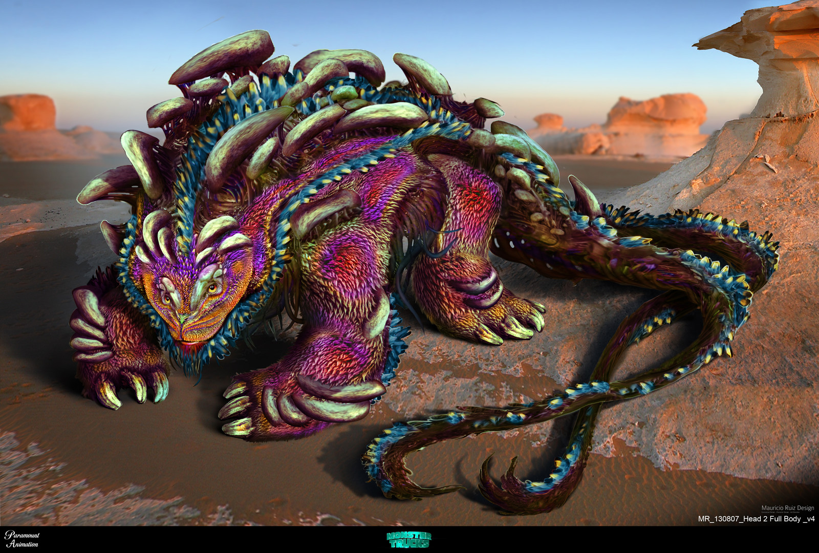 Mauricio Ruiz Design - Monster Trucks - Alternate Creech Color Options