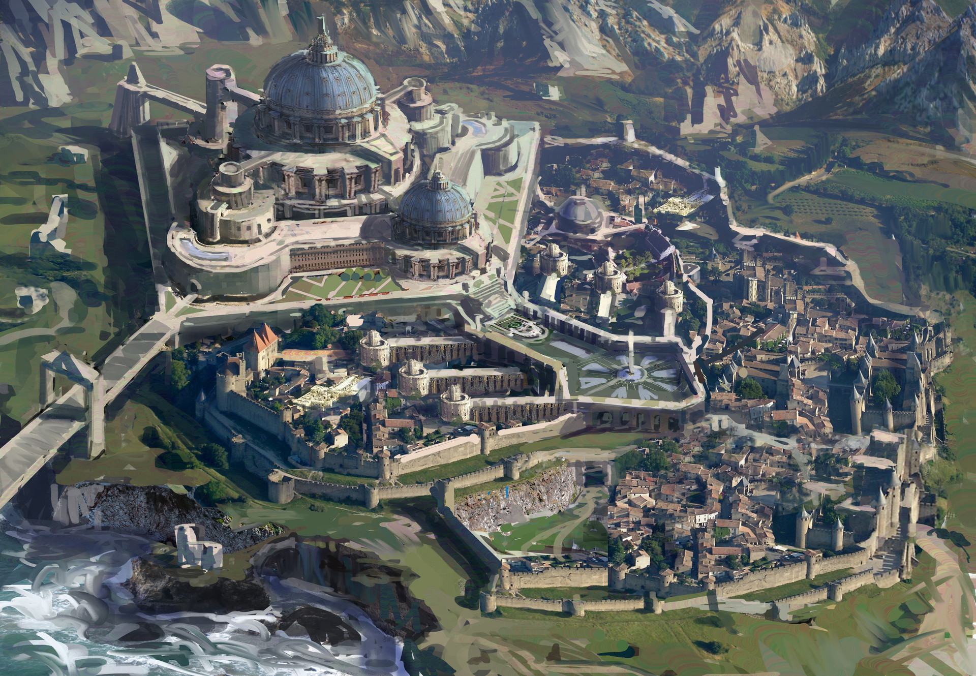 ArtStation - Project Reign - Capital city