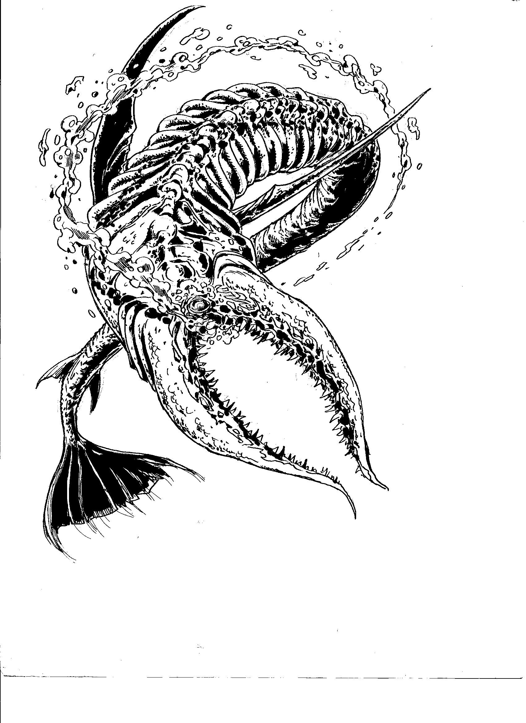 ArtStation - Sea monster