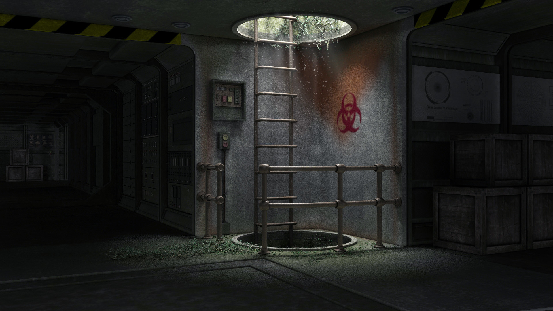 ArtStation - Abandoned Lab