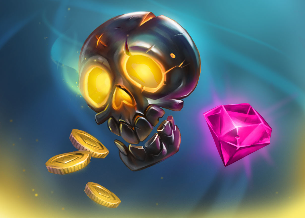 ArtStation - skull doodle