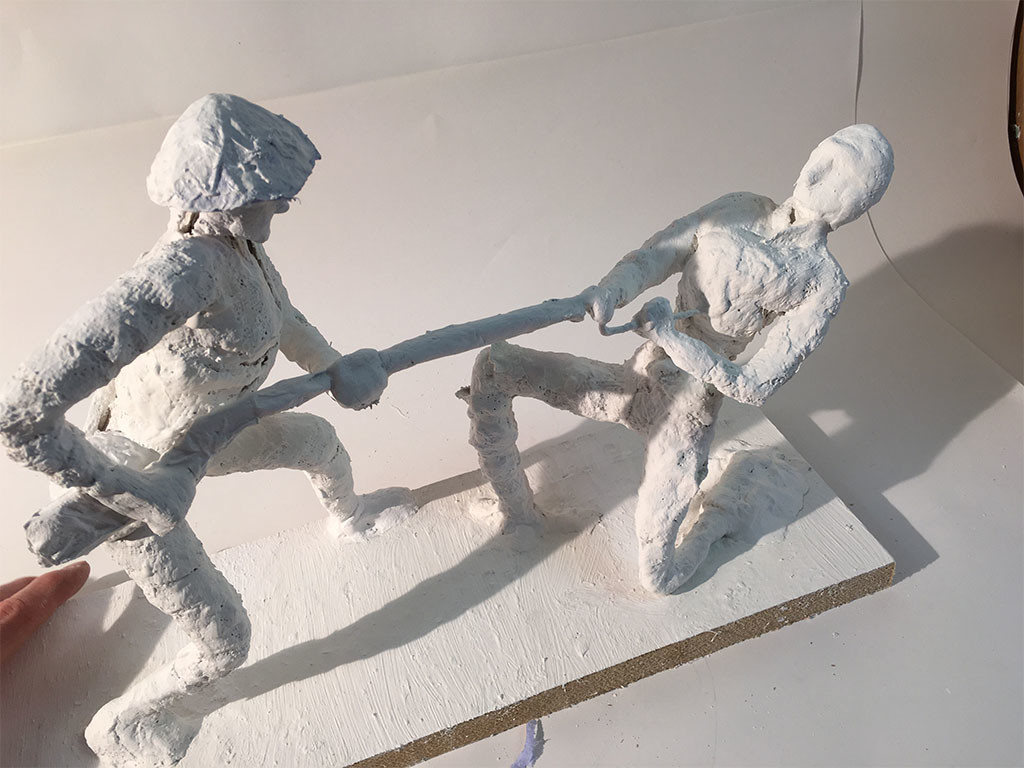 Bradley Dallimer - Modroc WWII Soldier Sculpture