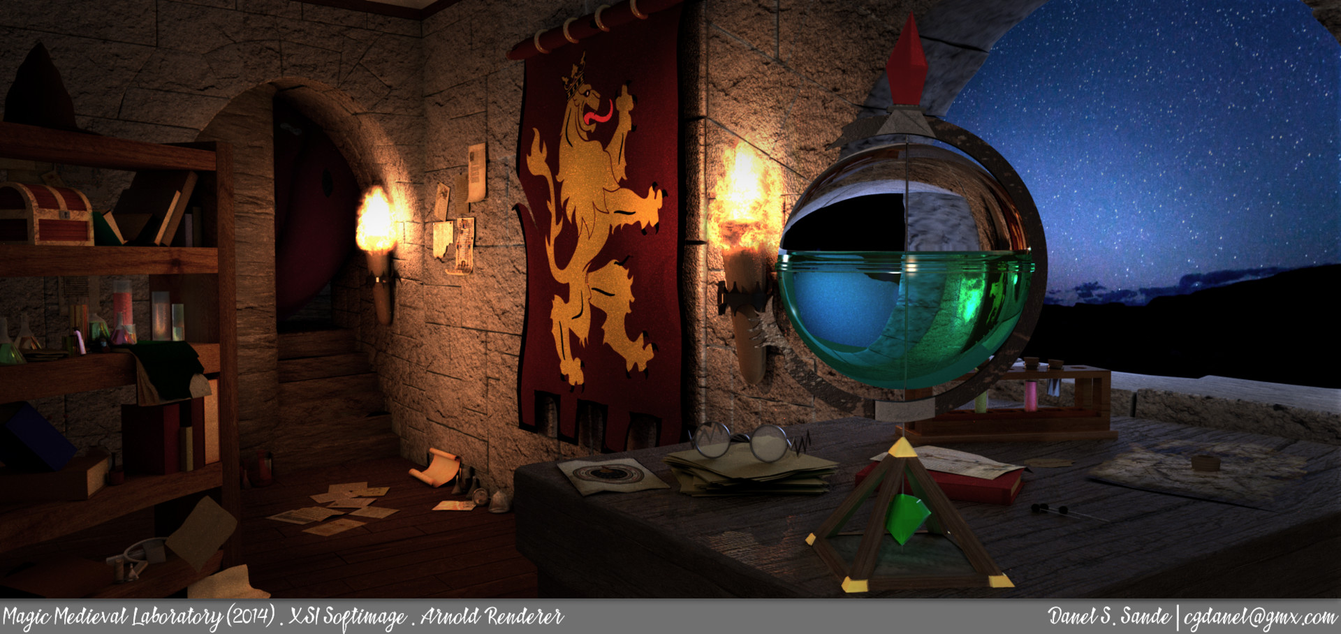 ArtStation - Magic Medieval Laboratory