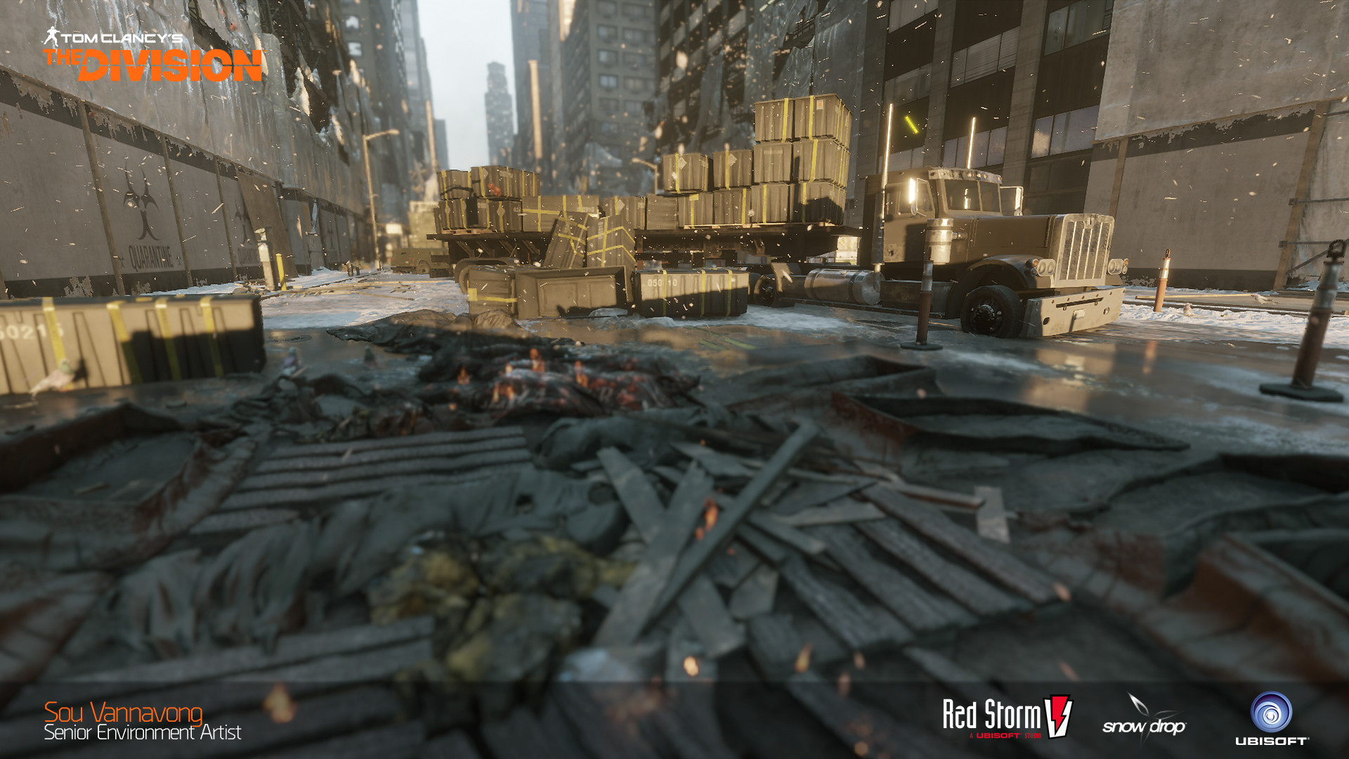 ArtStation - The Division Streets in DZ07