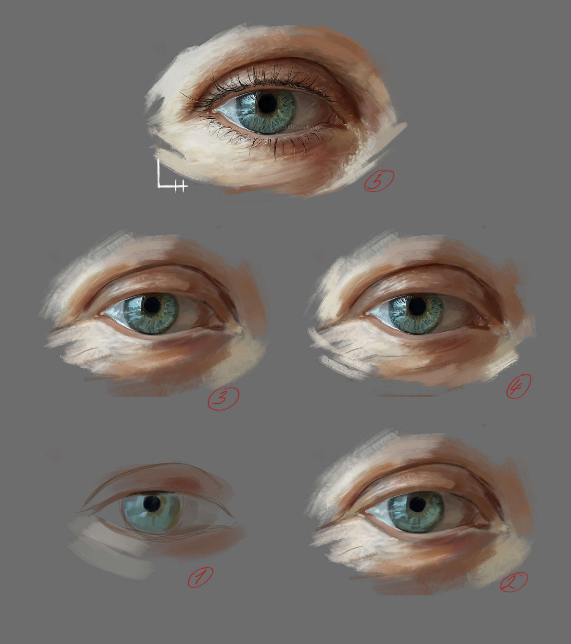 ArtStation - Eye study 2