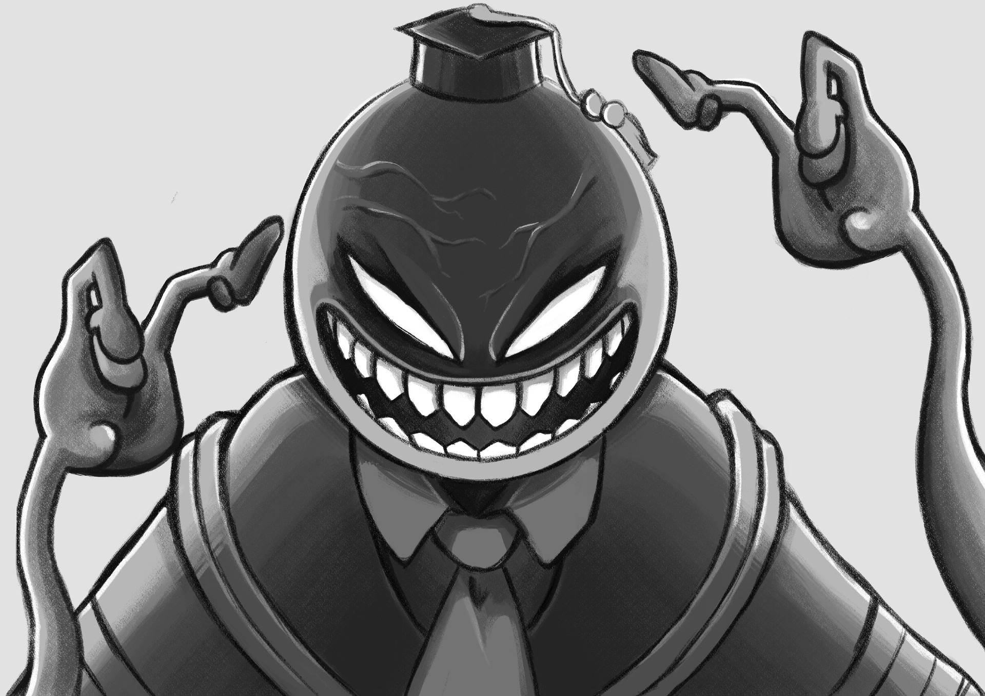 Assassination Classroom Korosensei Angry