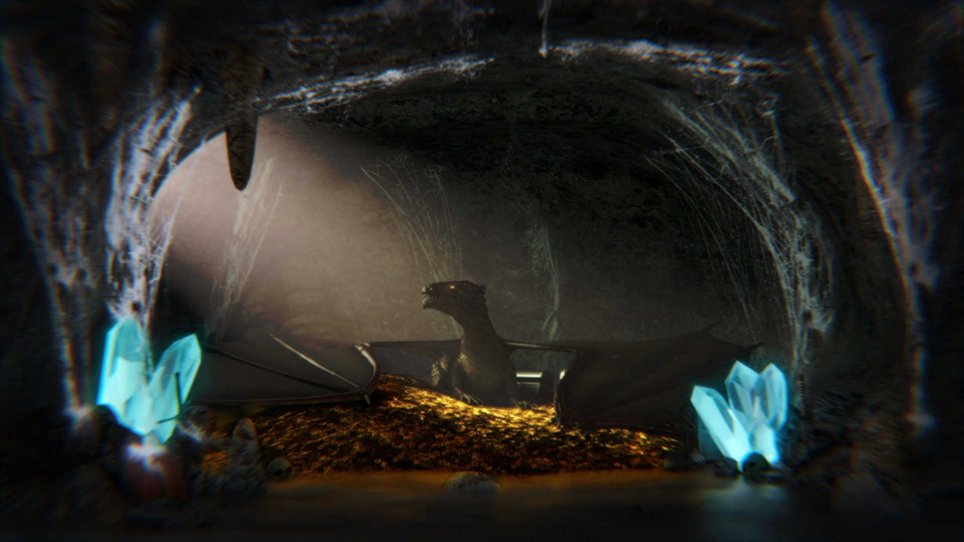 ArtStation - Dragon cave