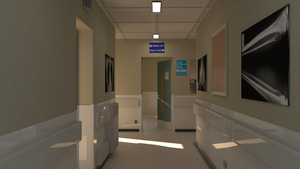 ArtStation - Hospital Scene