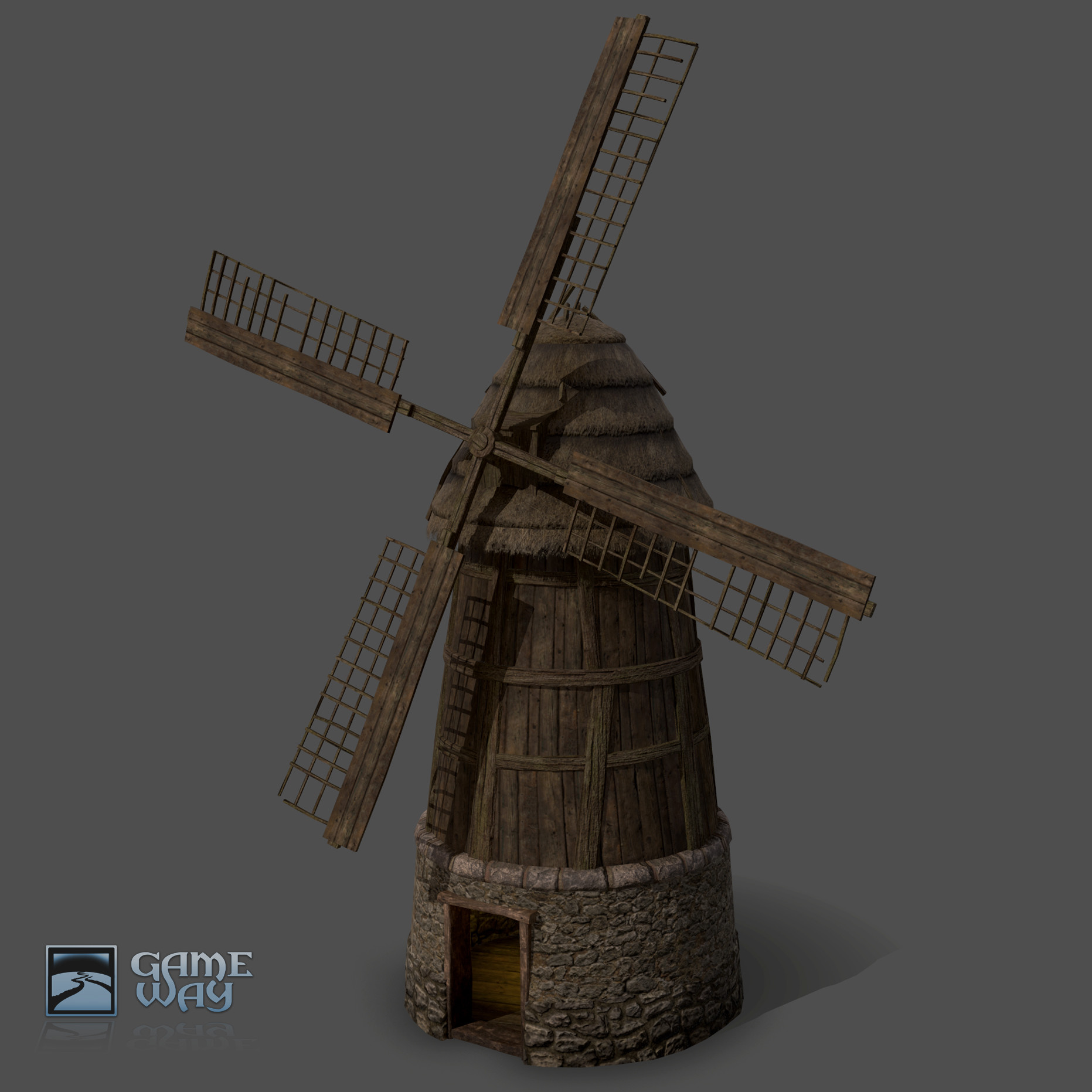ArtStation - Medieval Mill