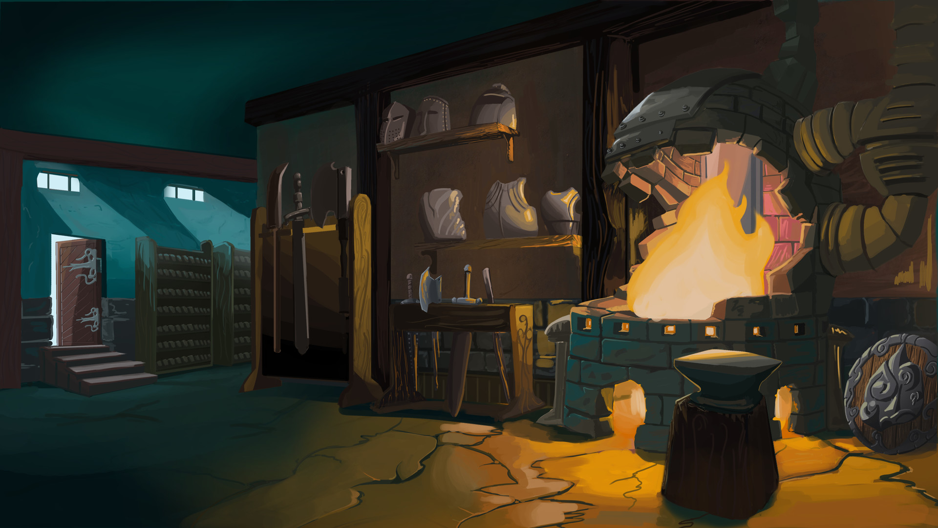 ArtStation - Dramatic Blacksmith