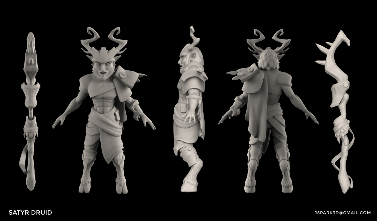 Jinsoo Park - Satyr Druid (WIP)