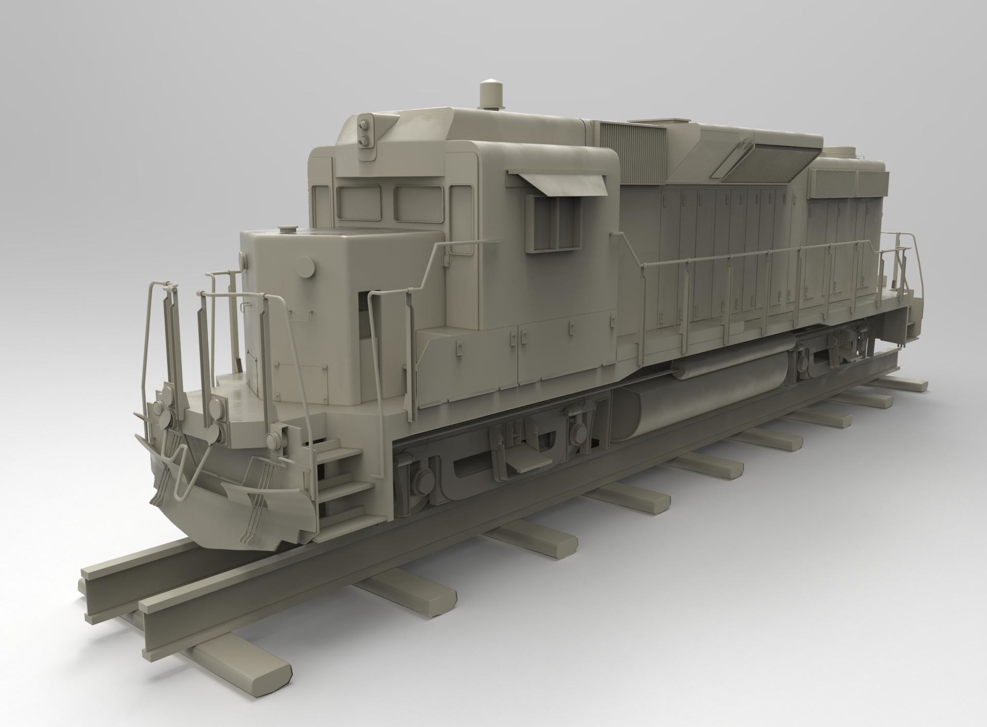ArtStation - Train Engine