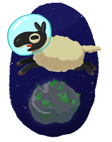 Aurora Febo - space sheep