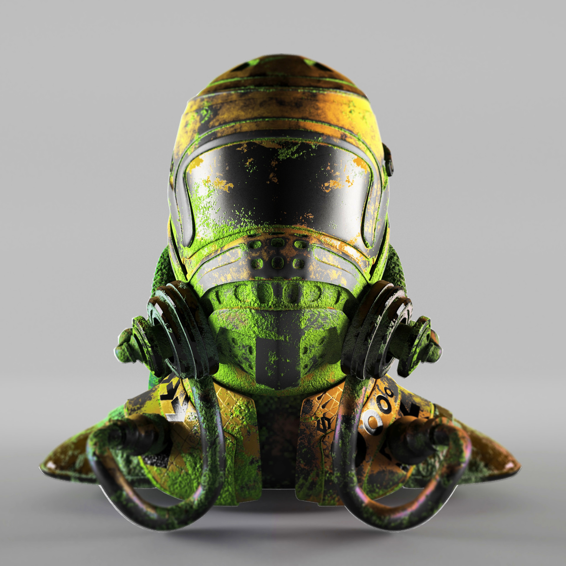 ArtStation - Rusty Helmet.