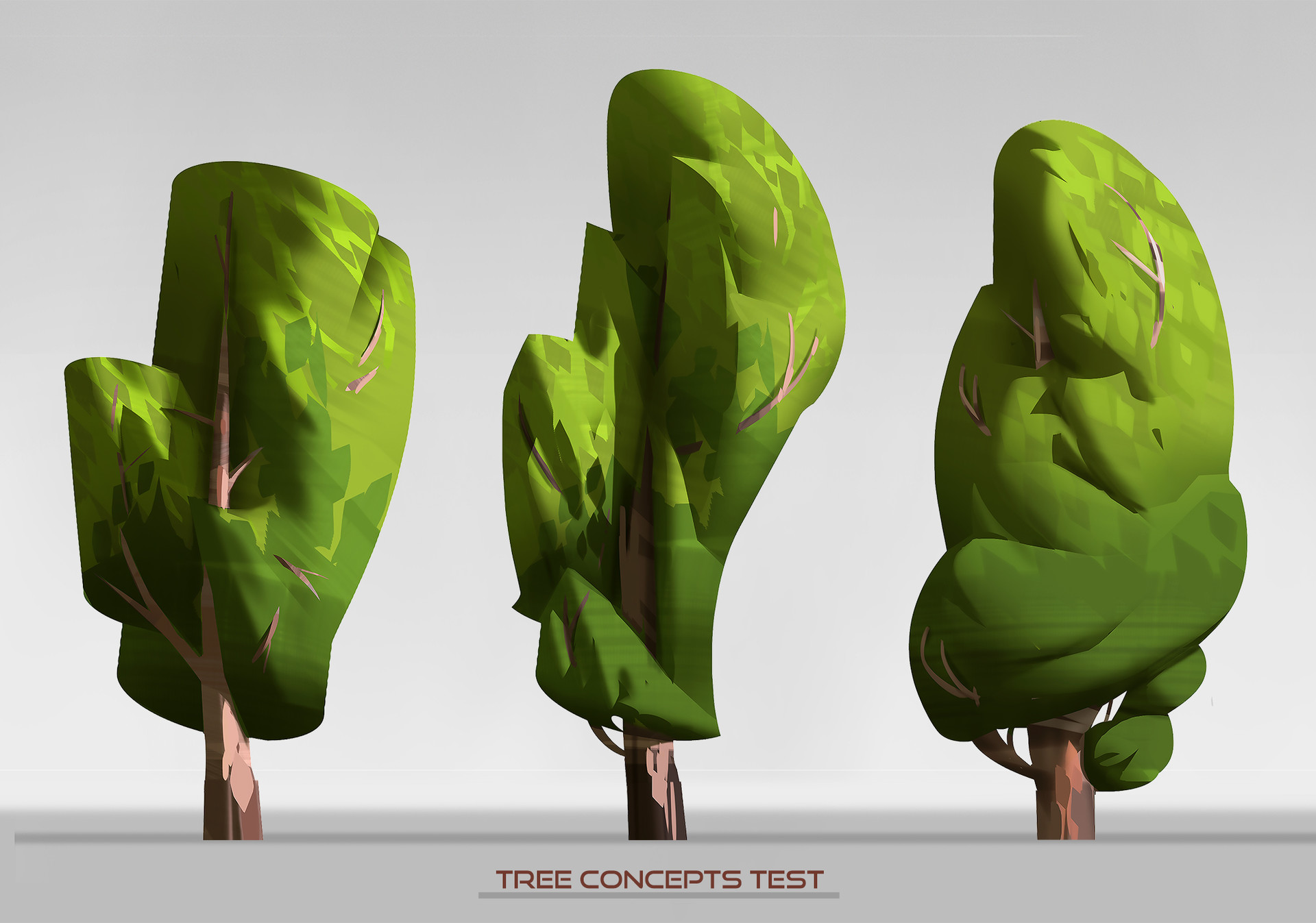 ArtStation - Tree concepts style research