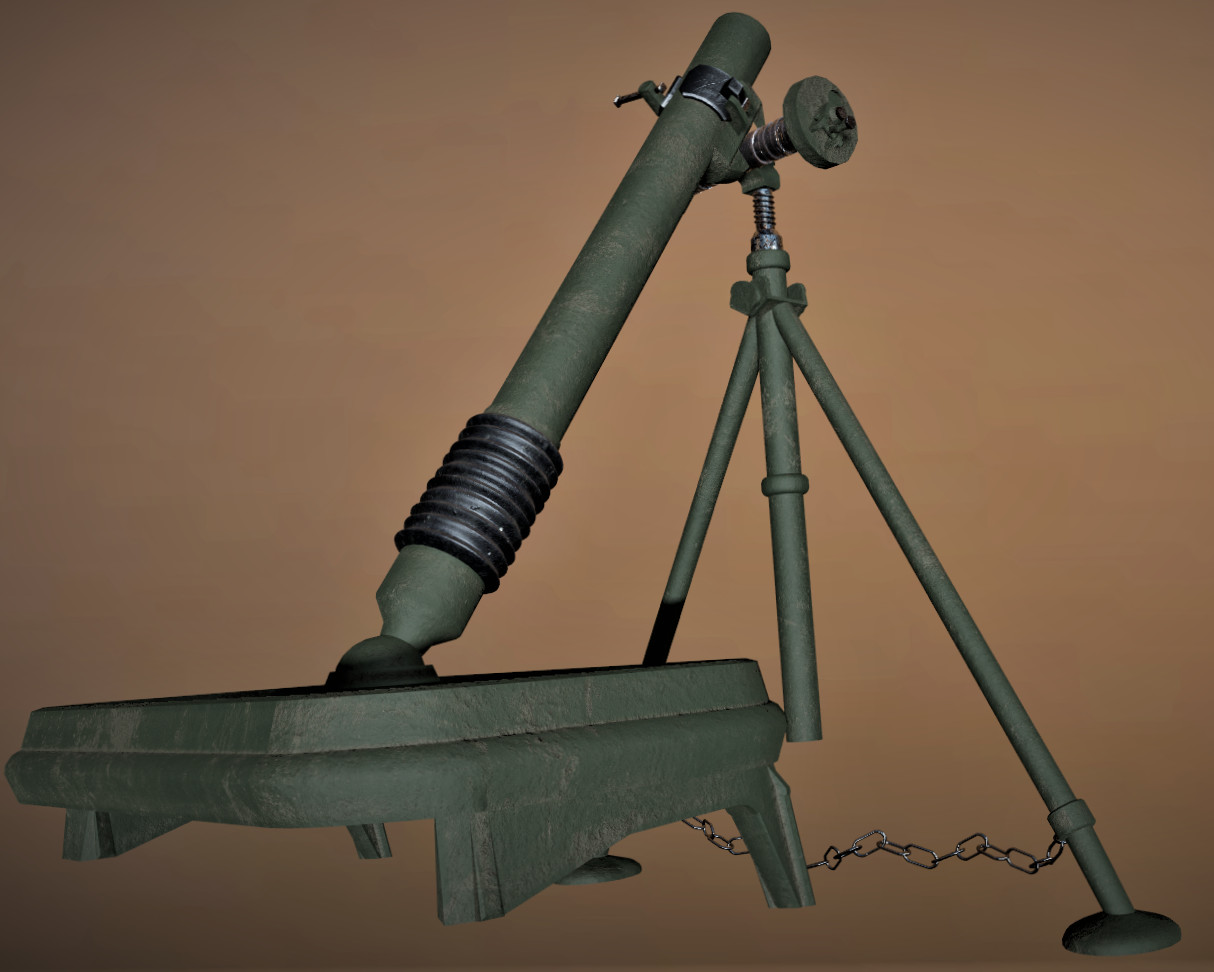 ArtStation - M1 Mortar For Cryengine