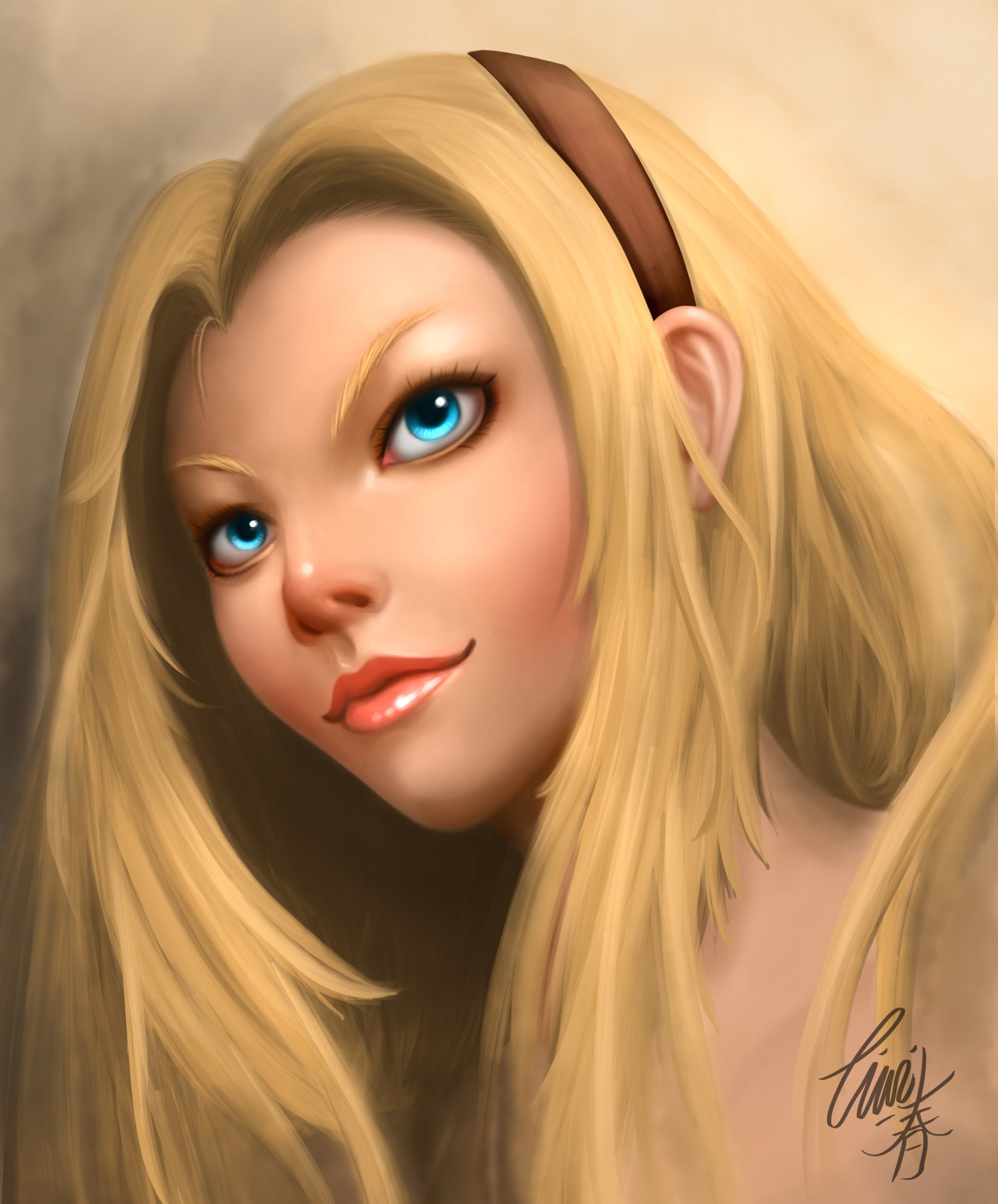 ArtStation - Lux's Portrait - League of Legend