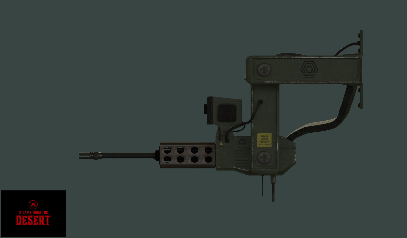 ArtStation - Wall mounted sentrygun