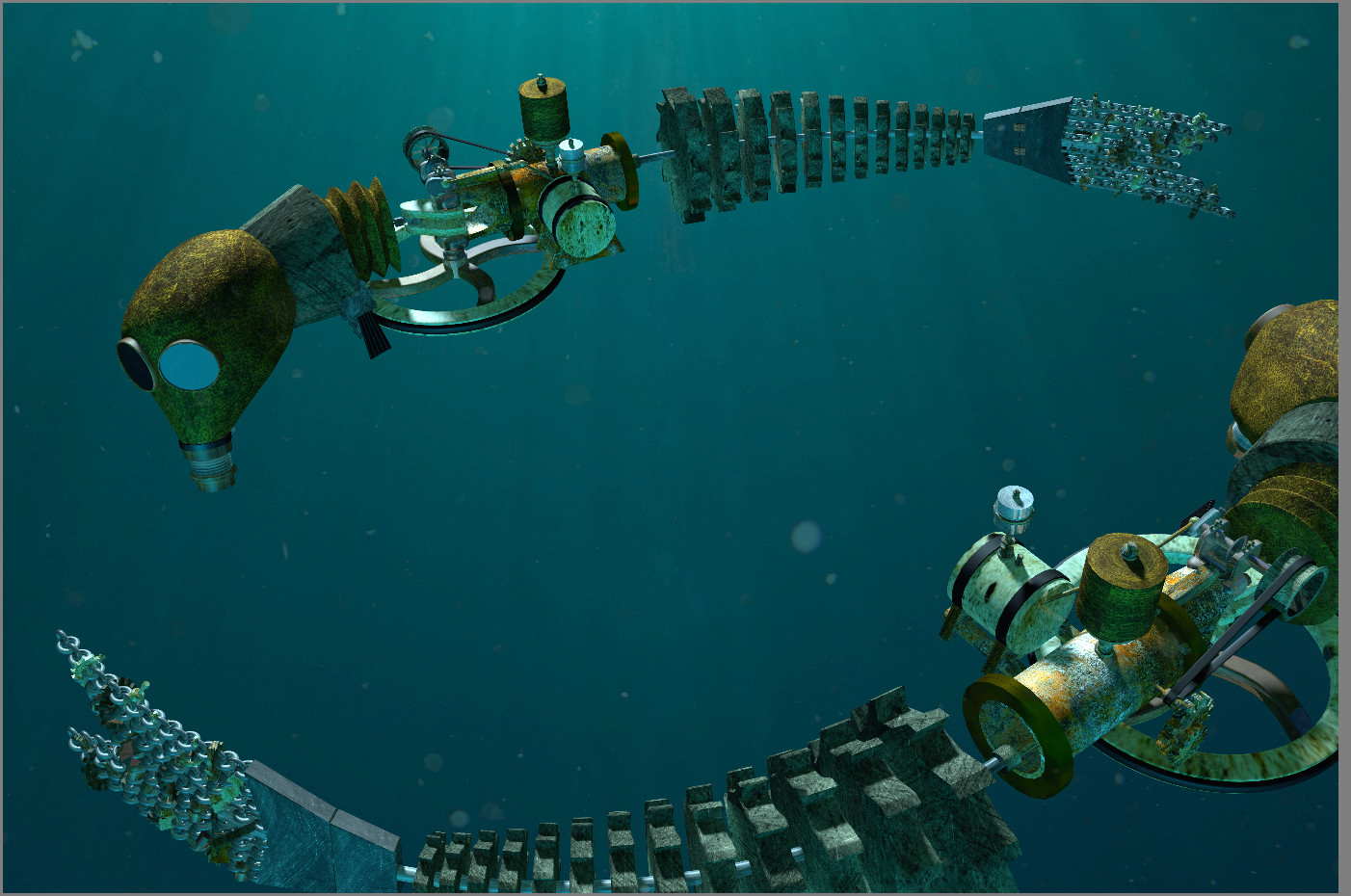 ArtStation - steam fish