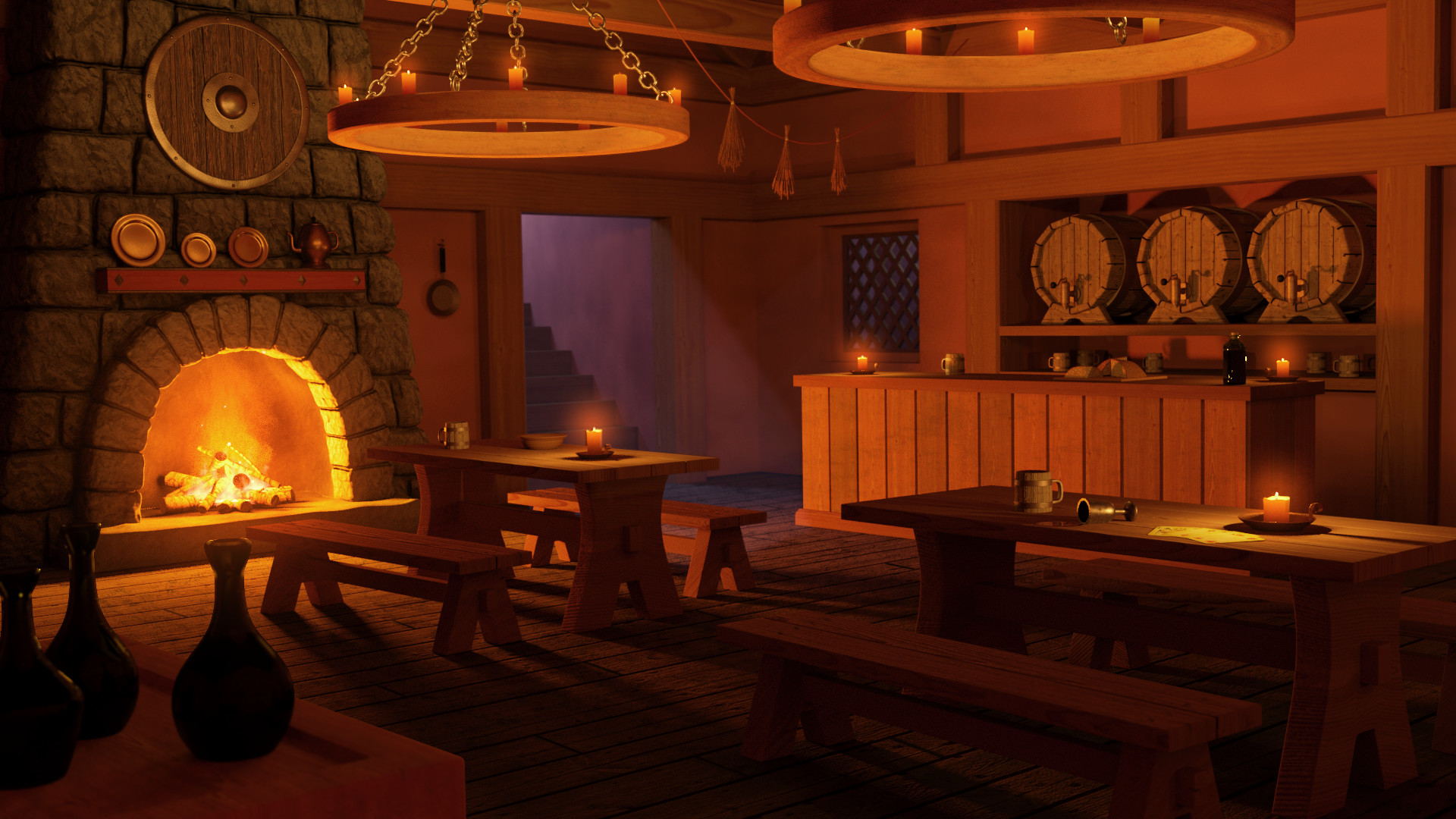 ArtStation - Tavern Interior