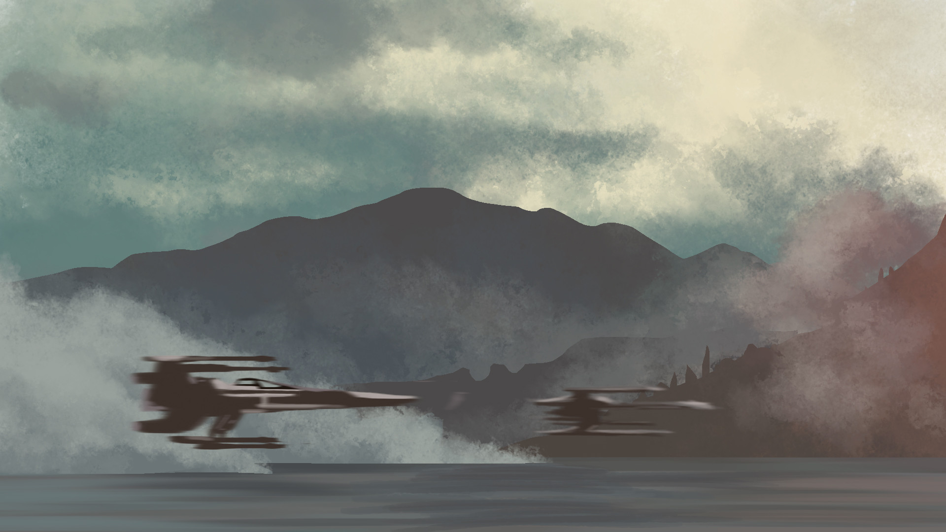 ArtStation - rebel fleet