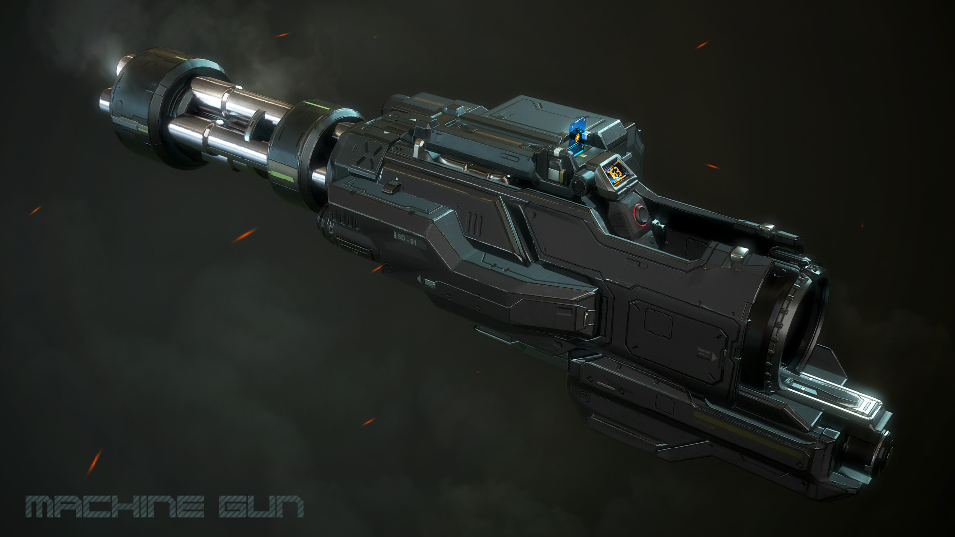 ArtStation - machine gun