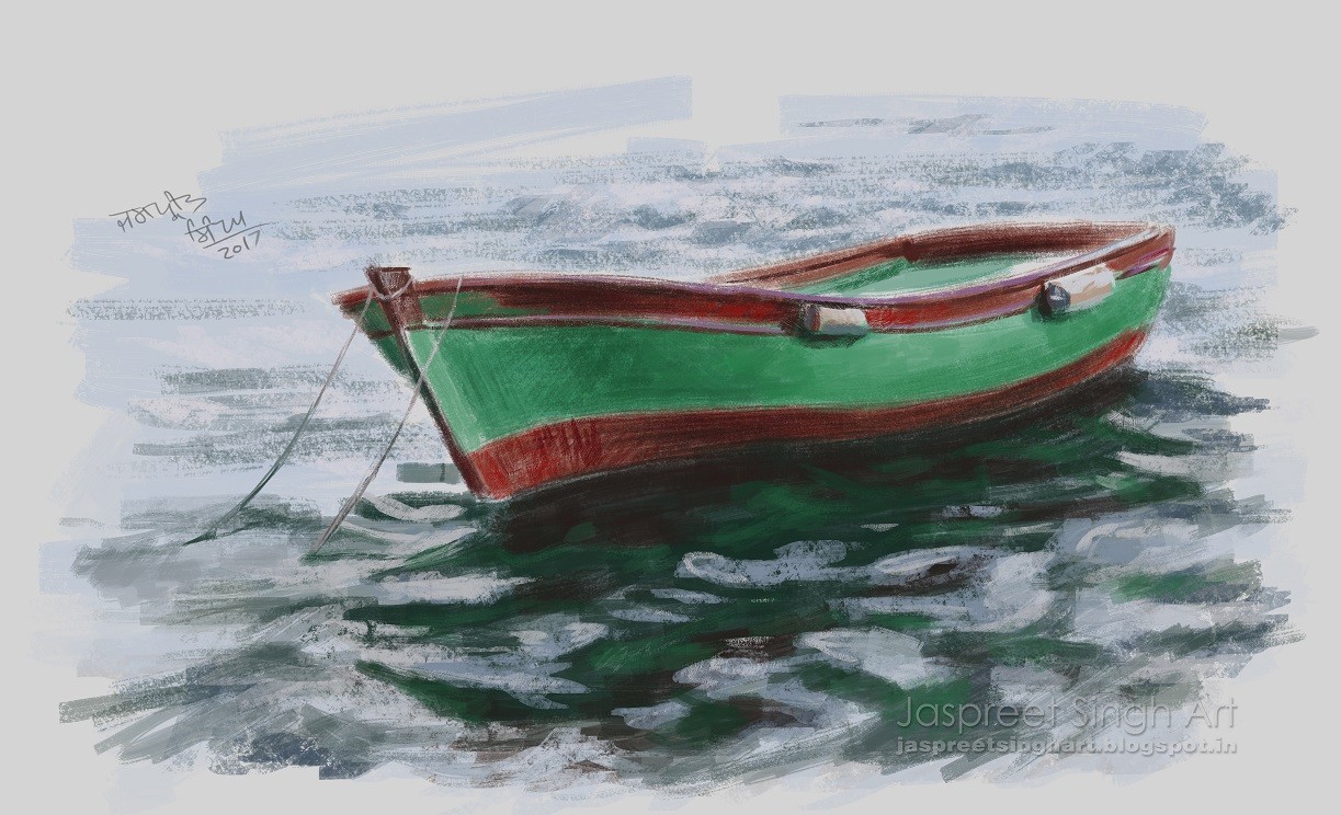 ArtStation - A Small Boat