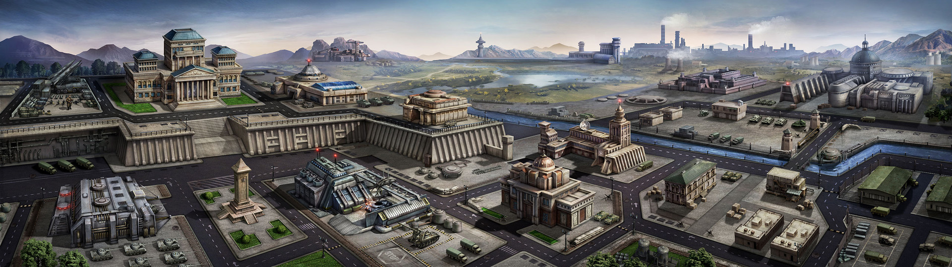 ArtStation - A military game city