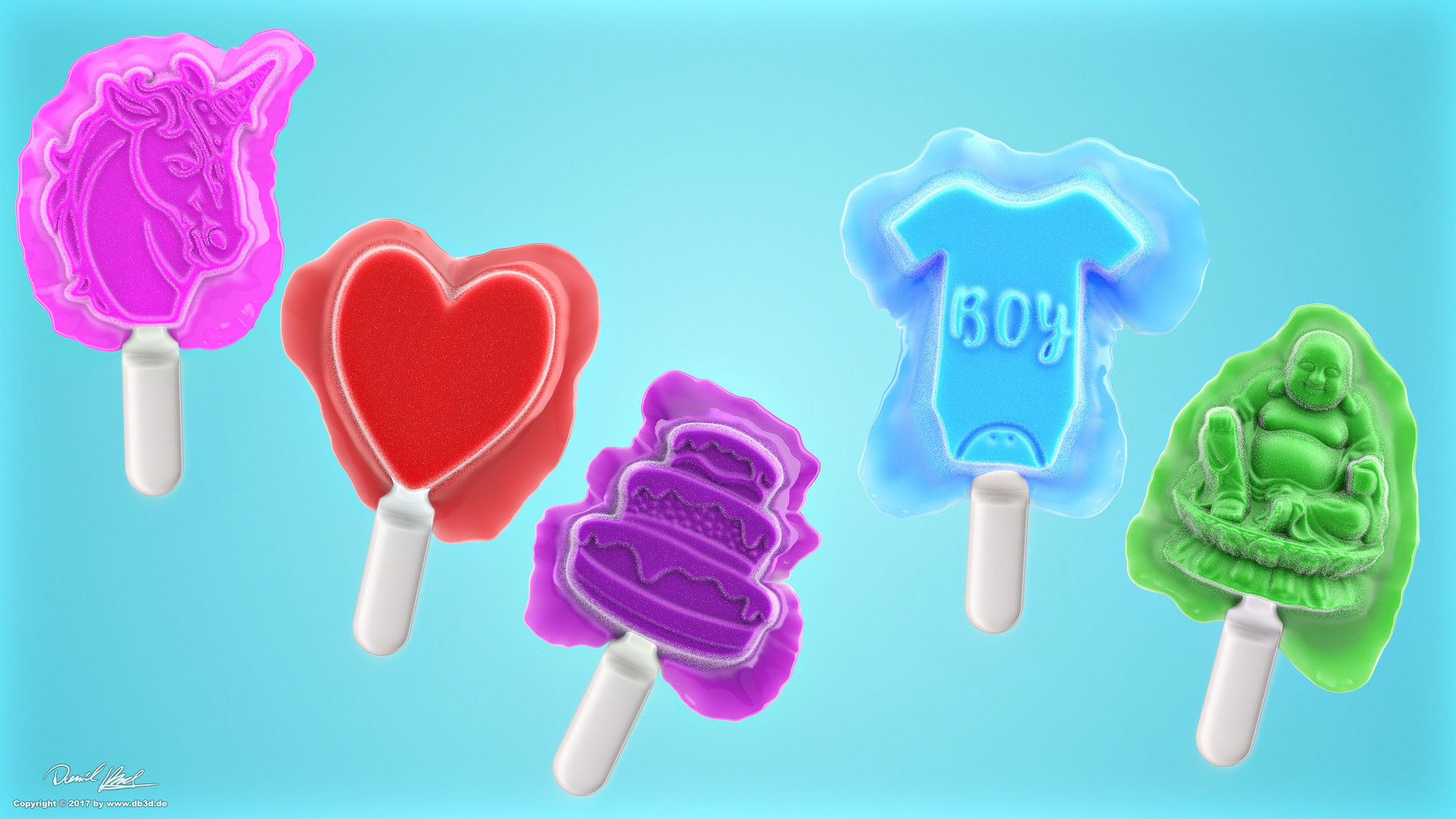 ArtStation - Ice Pops Shots