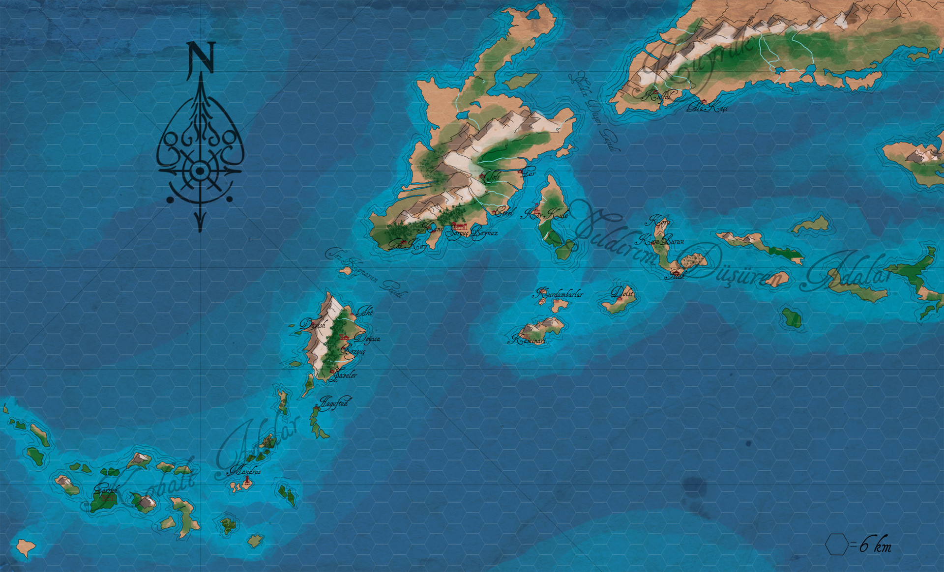 İbrahim Hakkı Uslu - Cartograpy / RPG maps