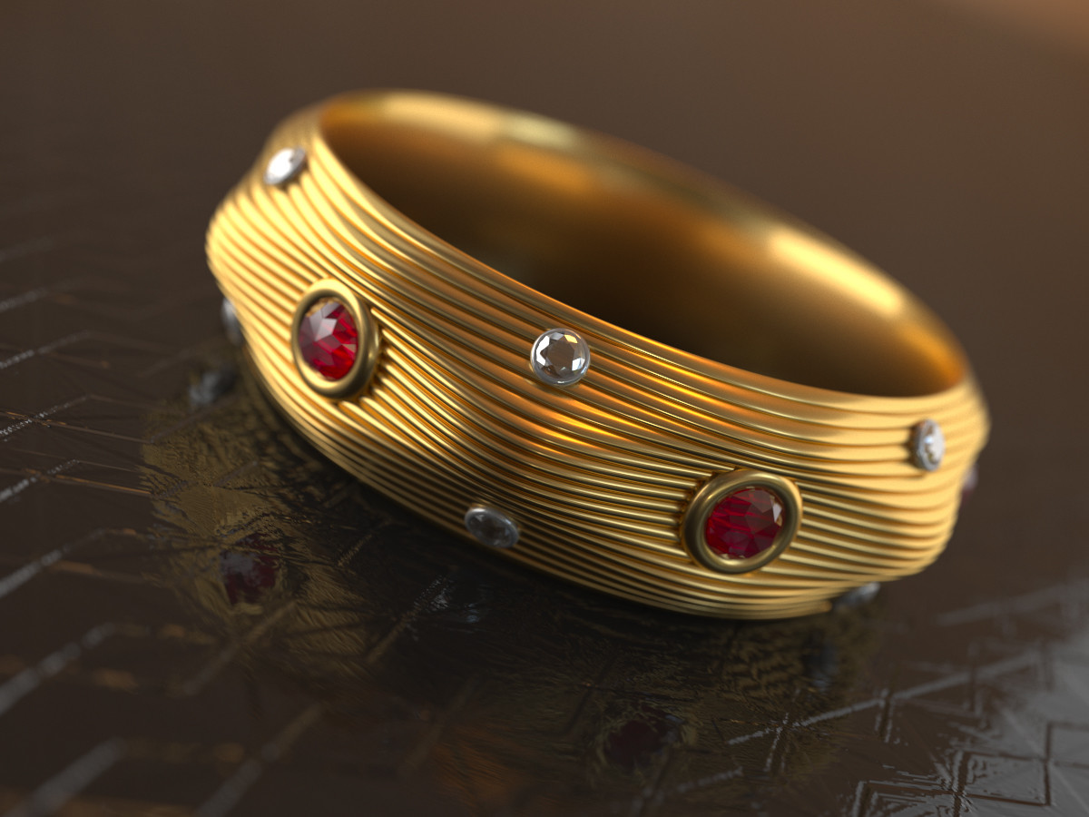 ArtStation - Classic BELL METAL Ring