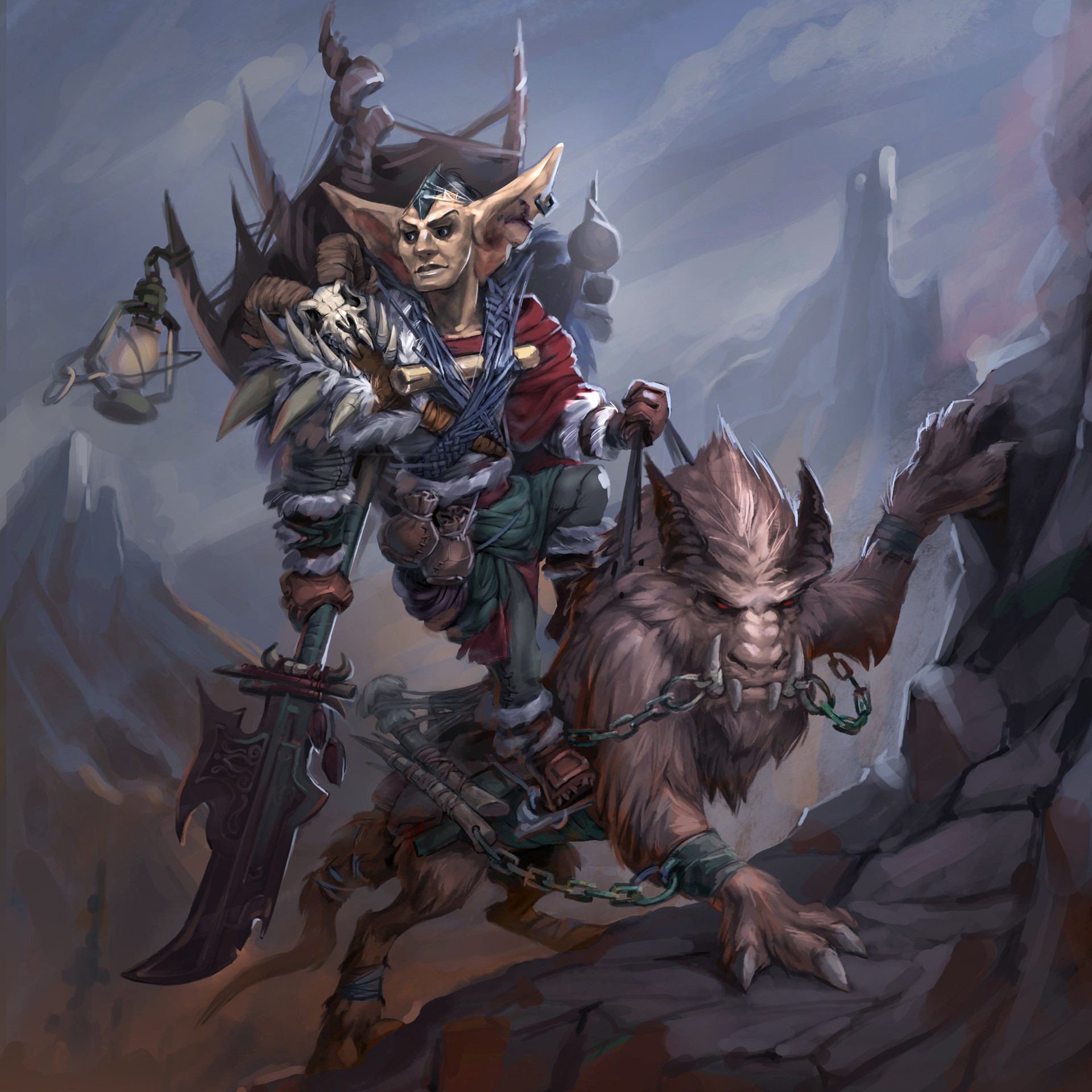 ArtStation - Ghost of the mountains